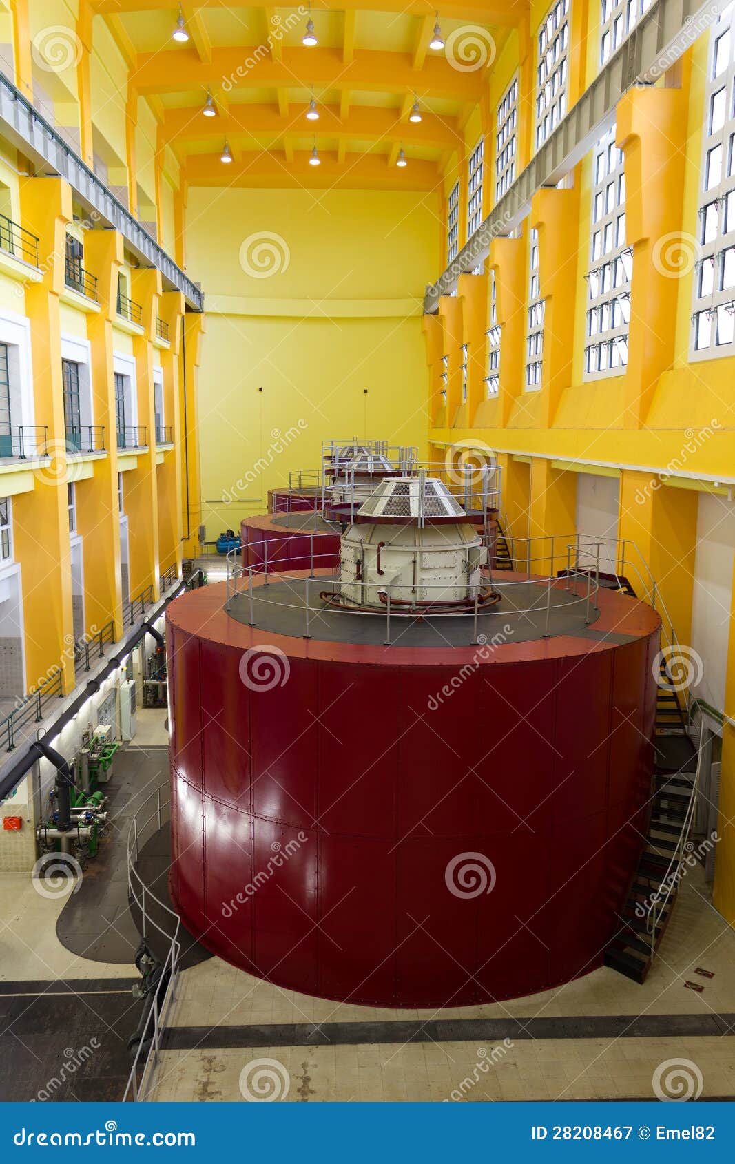 Electric generators stock image. Image of large, power - 28208467