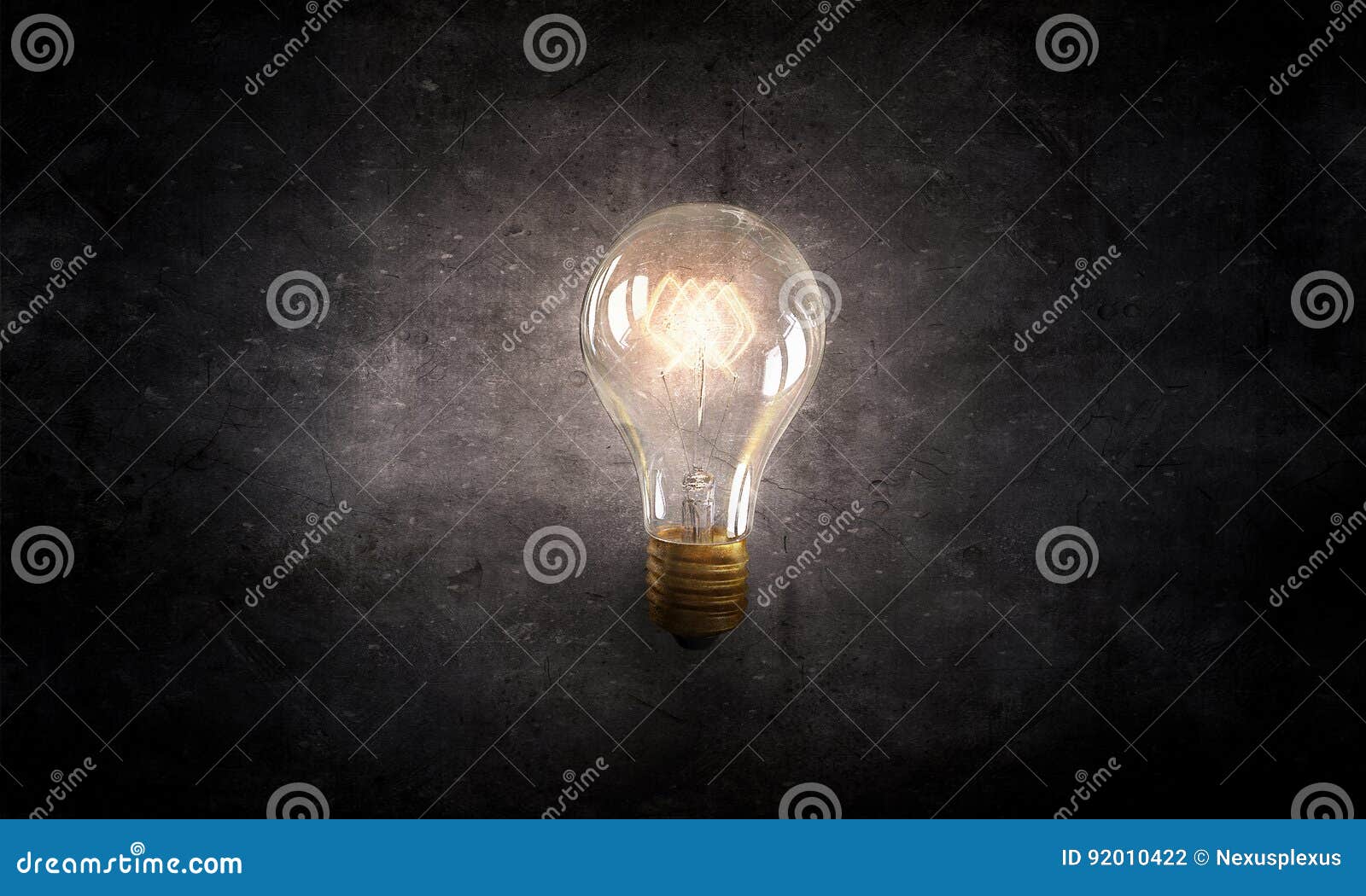 Electric glass bulb stock photo. Image of lightbulb, saving - 92010422