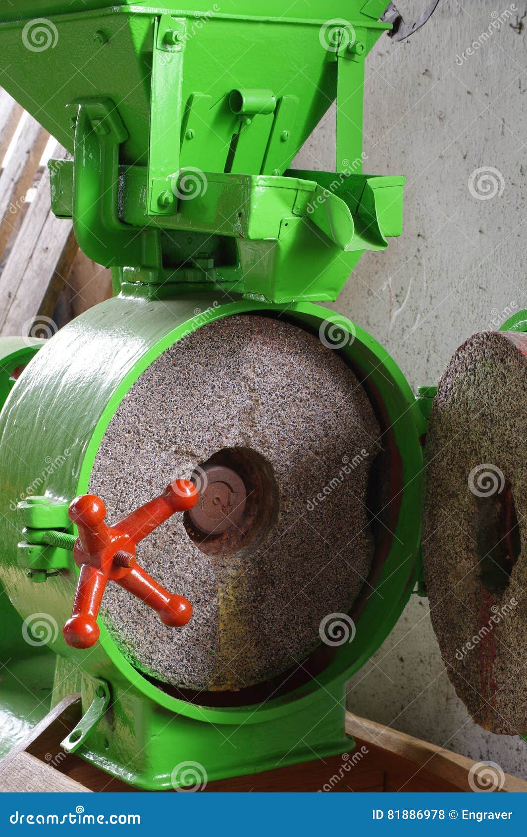 Electric Grain Mill Small Portable Stock Photo - Image of flour, work ...