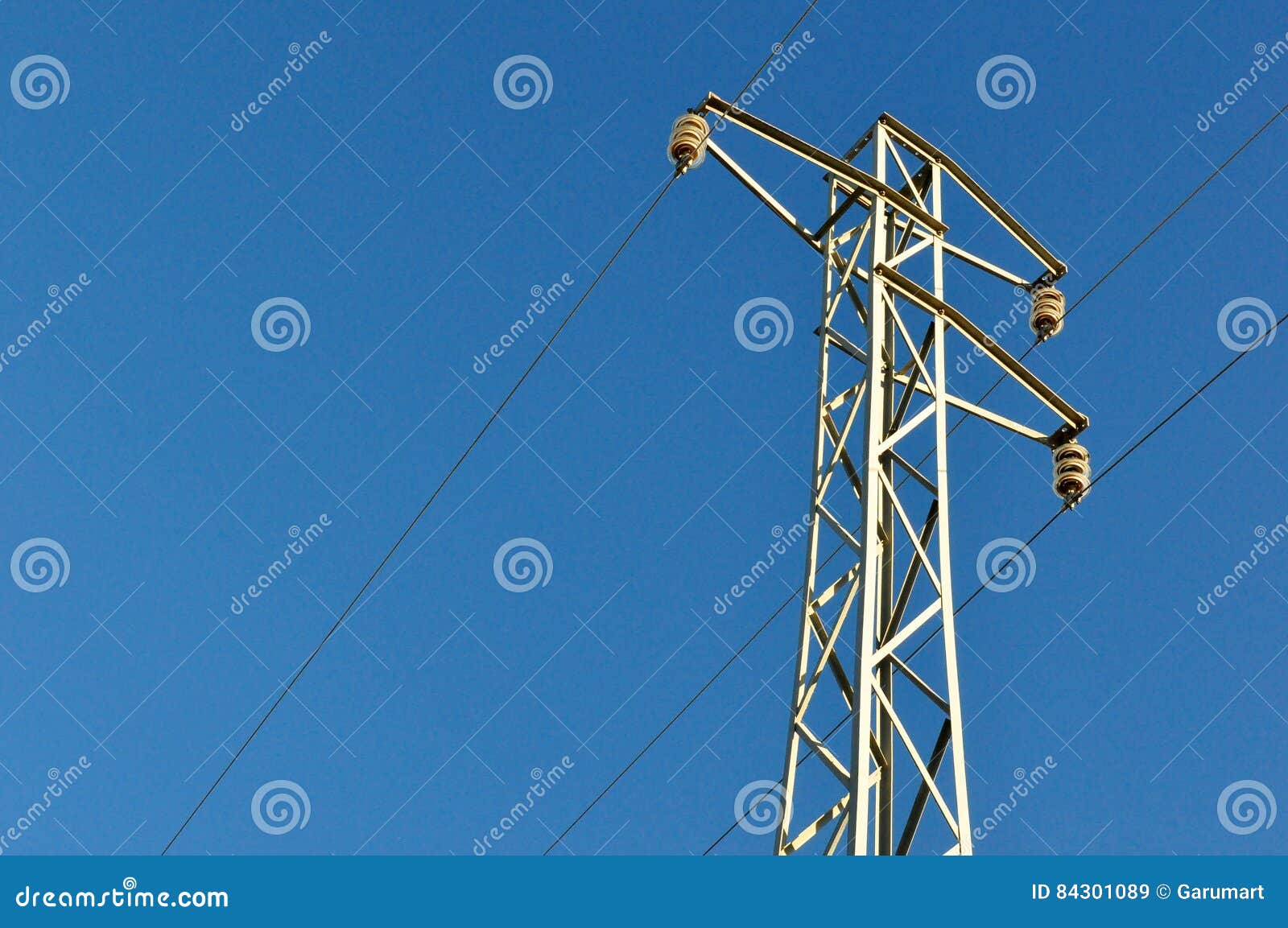 Electric grid tower stock image. Image of volt, wire - 84301089