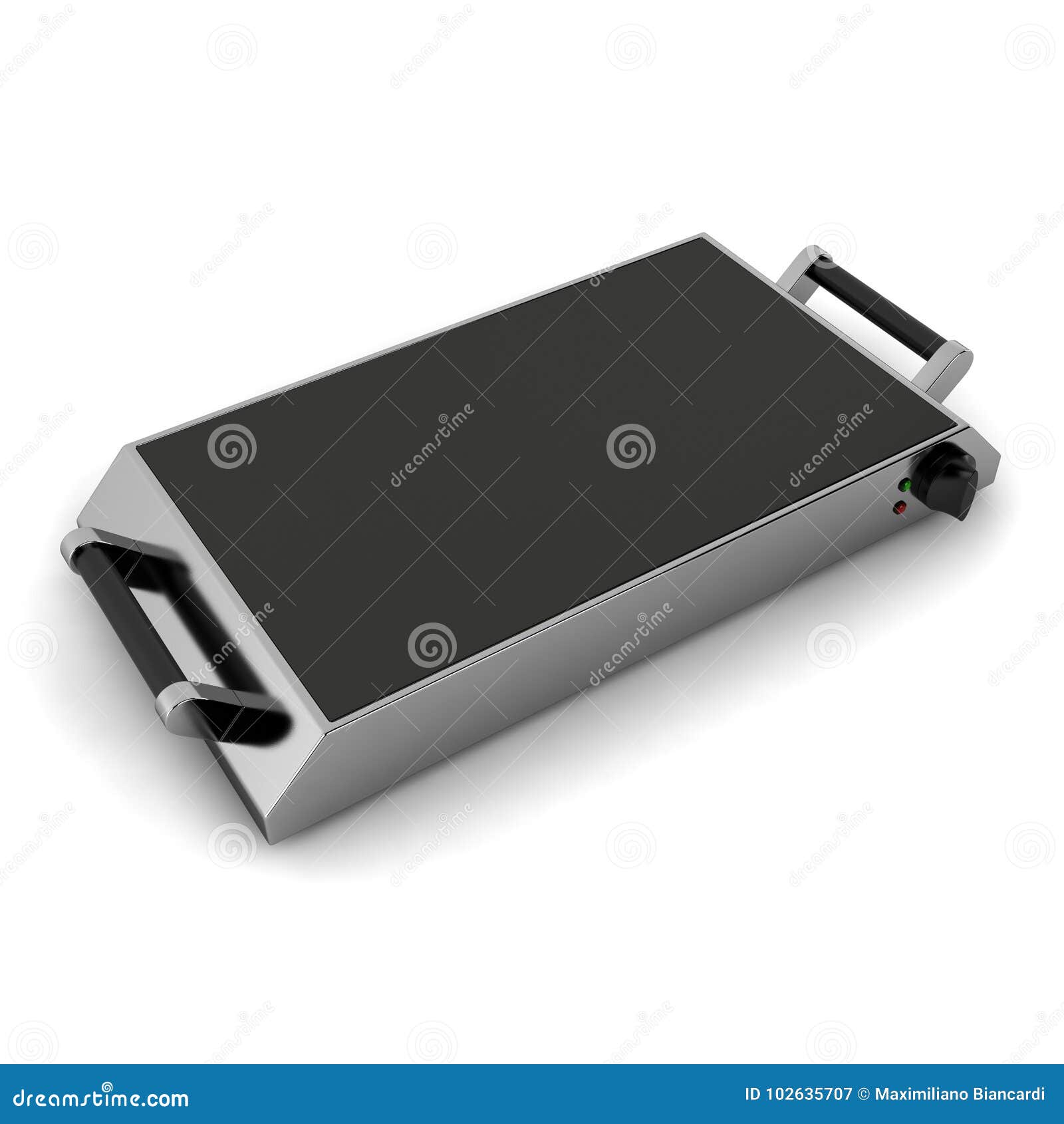 Electric Griddle stock illustration. Illustration of preparation ...