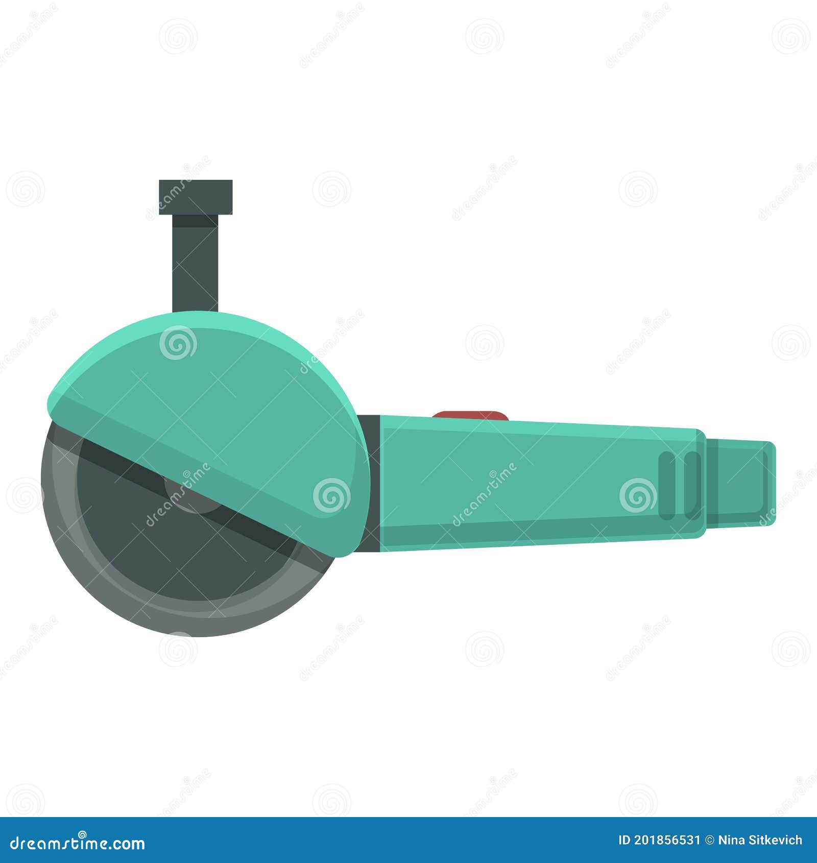 Electric Grinding Machine Icon, Cartoon Style Stock Vector ...