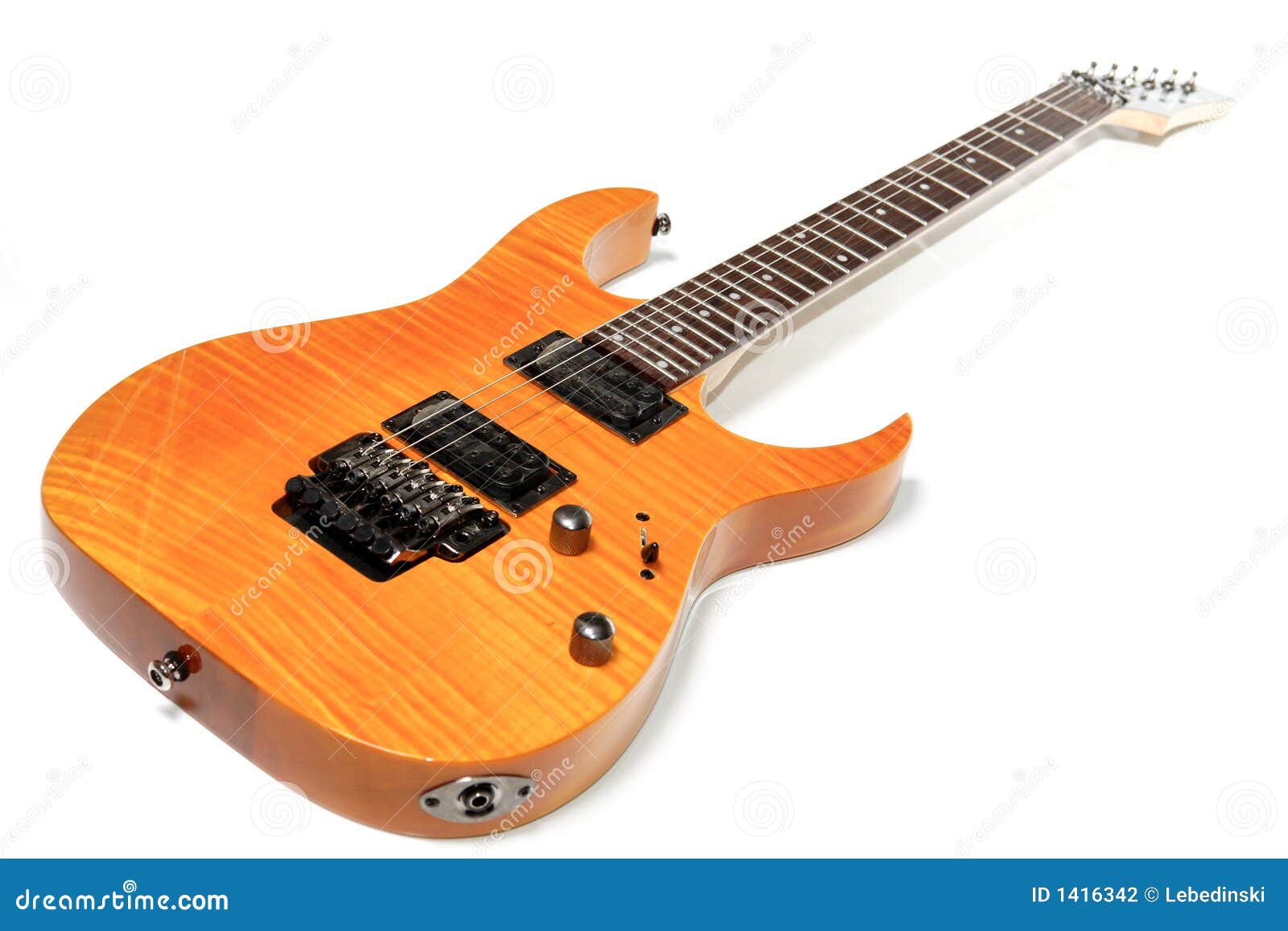 Electric guitar stock photo. Image of bands, roll, chrome - 1416342