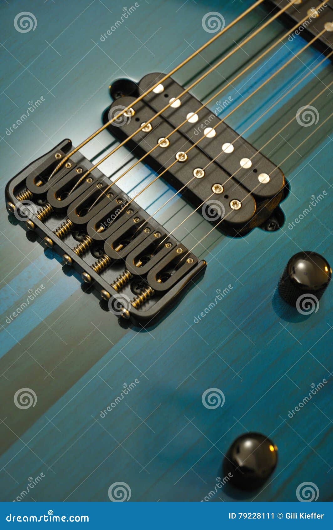 Electric Guitar detail stock image. Image of turquoise - 79228111