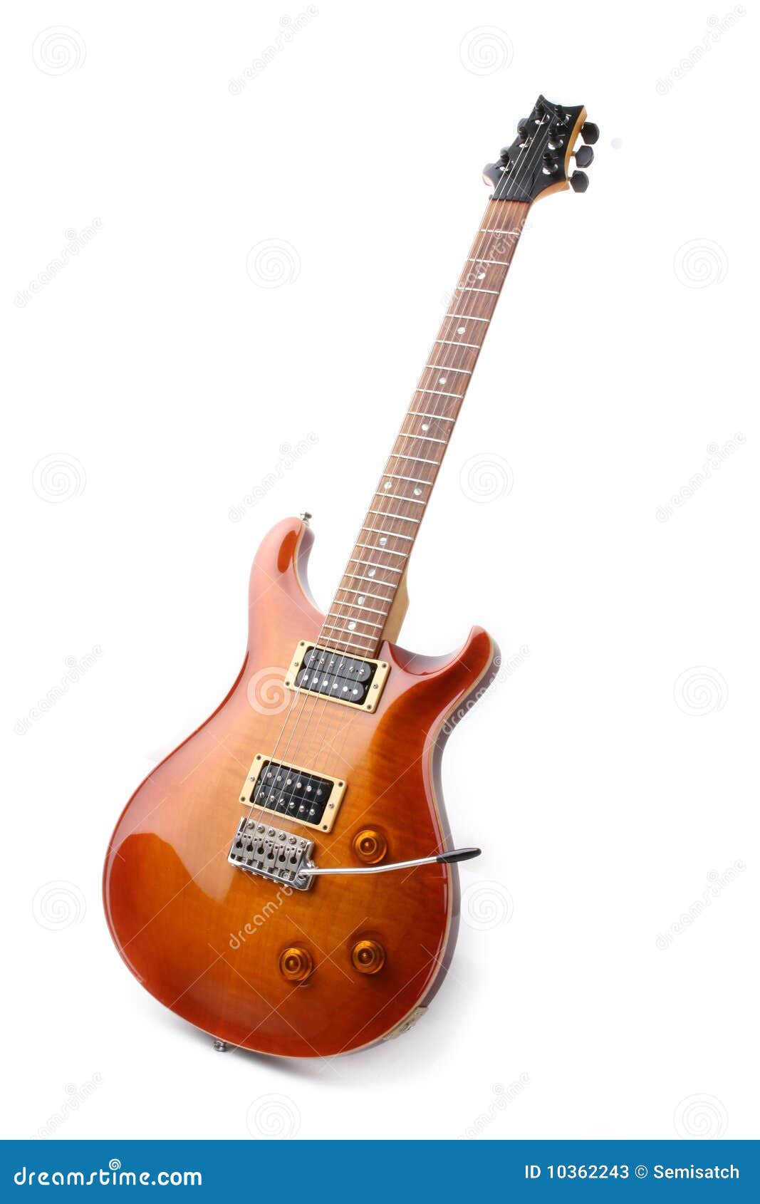 Electric guitar isolated stock image. Image of tone, music - 10362243