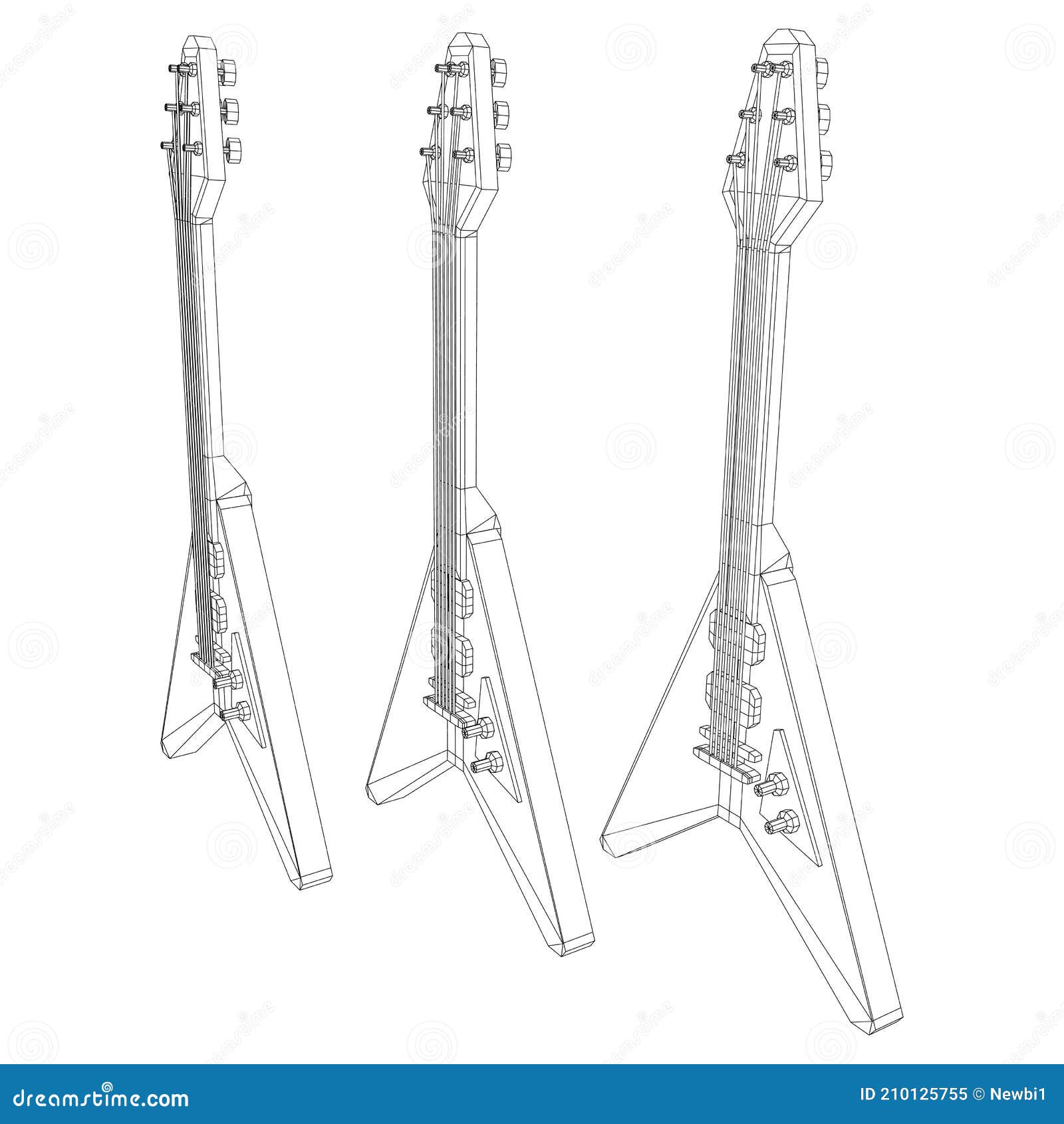 Electric Guitar Musical Instrument Vector Stock Vector - Illustration ...