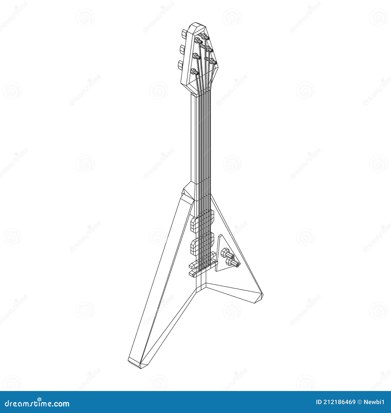 Electric Guitar Musical Instrument Vector Stock Vector - Illustration ...