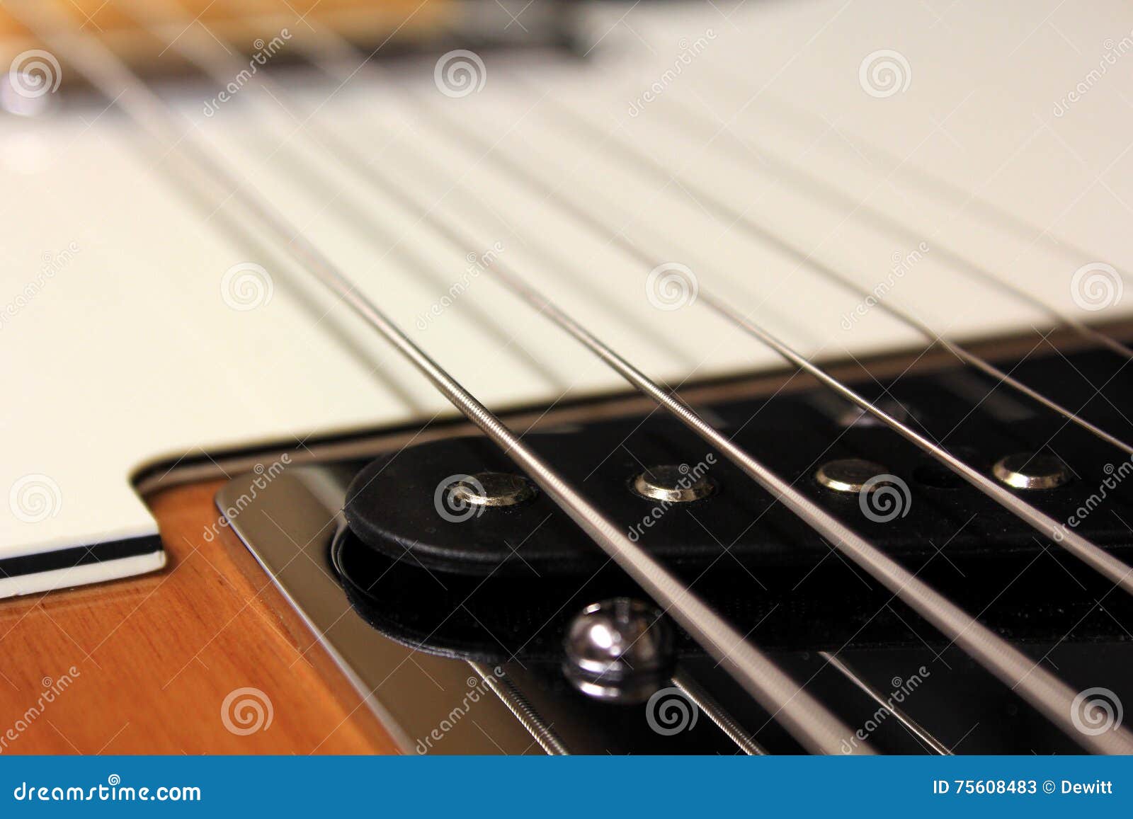 Electric guitar stock image. Image of string, tele, instrument - 75608483