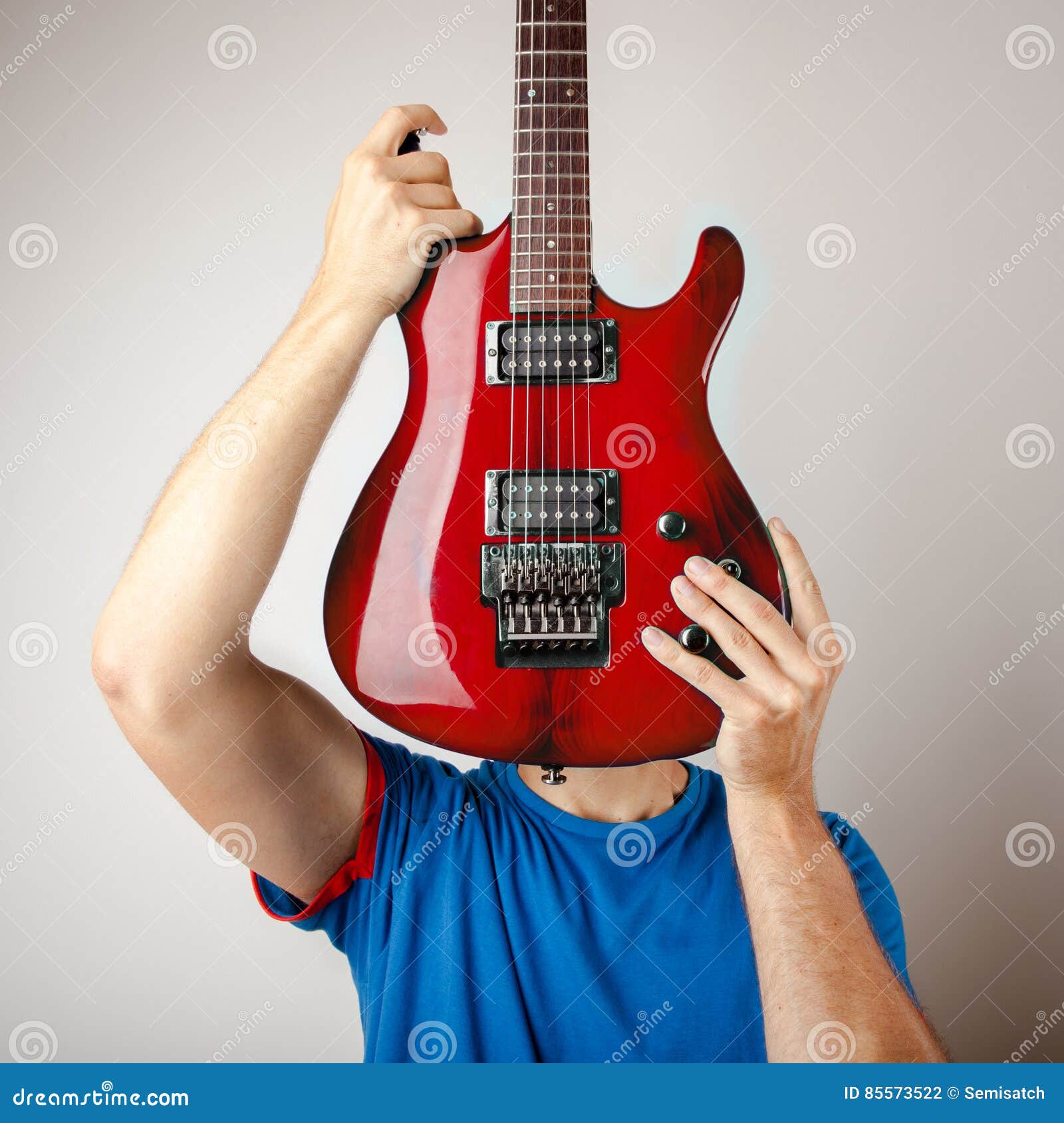 Electric Guitar Player stock photo. Image of band, electrical - 85573522