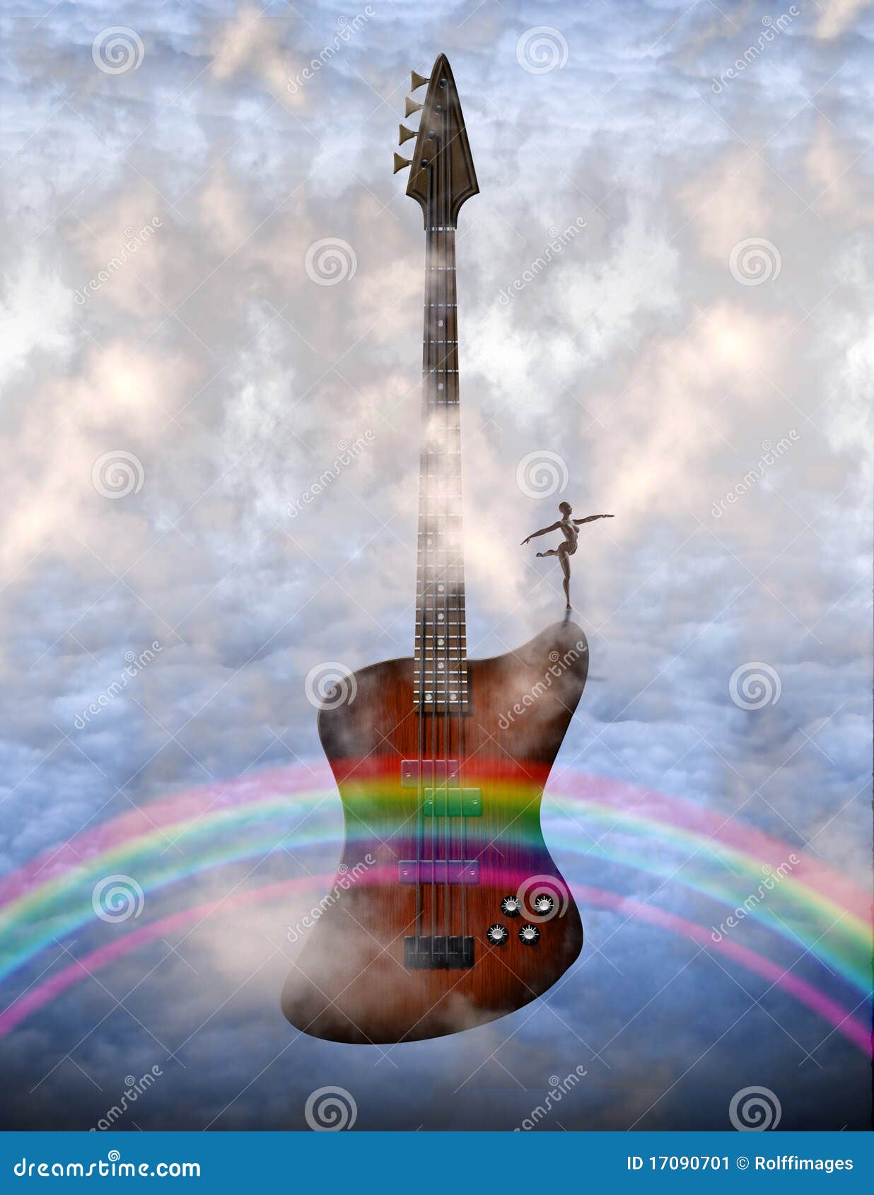 Rainbow Electric Background