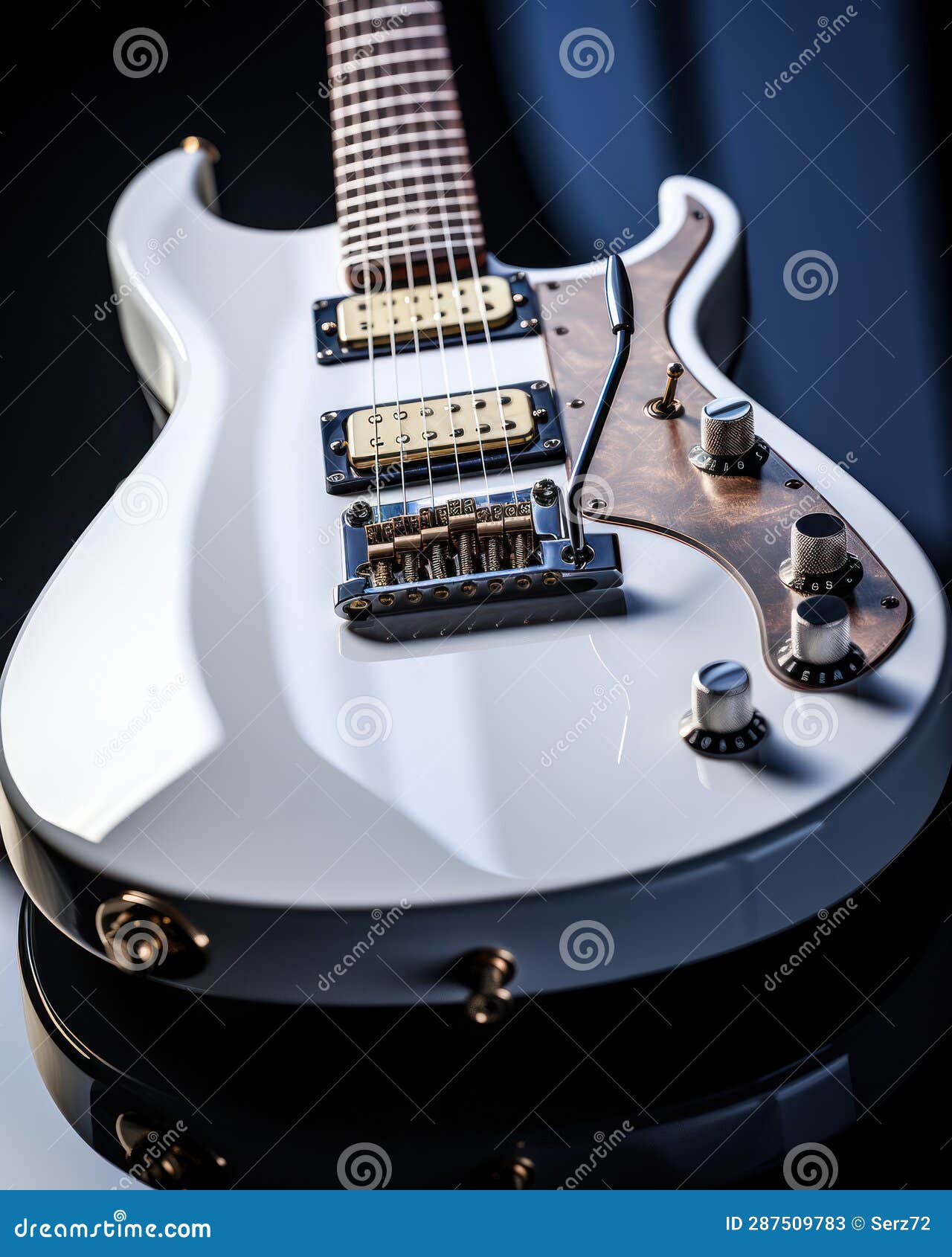 Electric Guitar Soundboard Close-up Stock Image - Image of rosewood ...