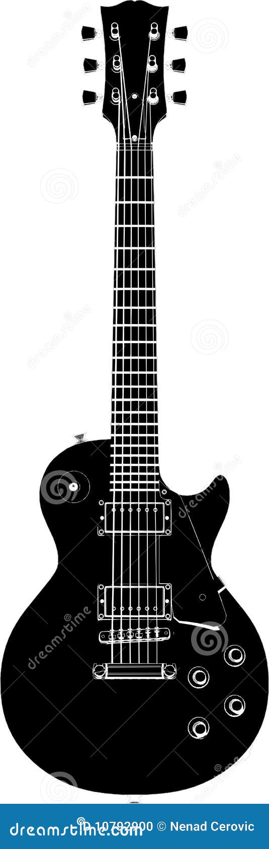 Electric Guitar Vector 02 stock vector. Illustration of rock - 10792900 Electric Guitar Vector 02 stock vector. Illustration of rock - 10792900