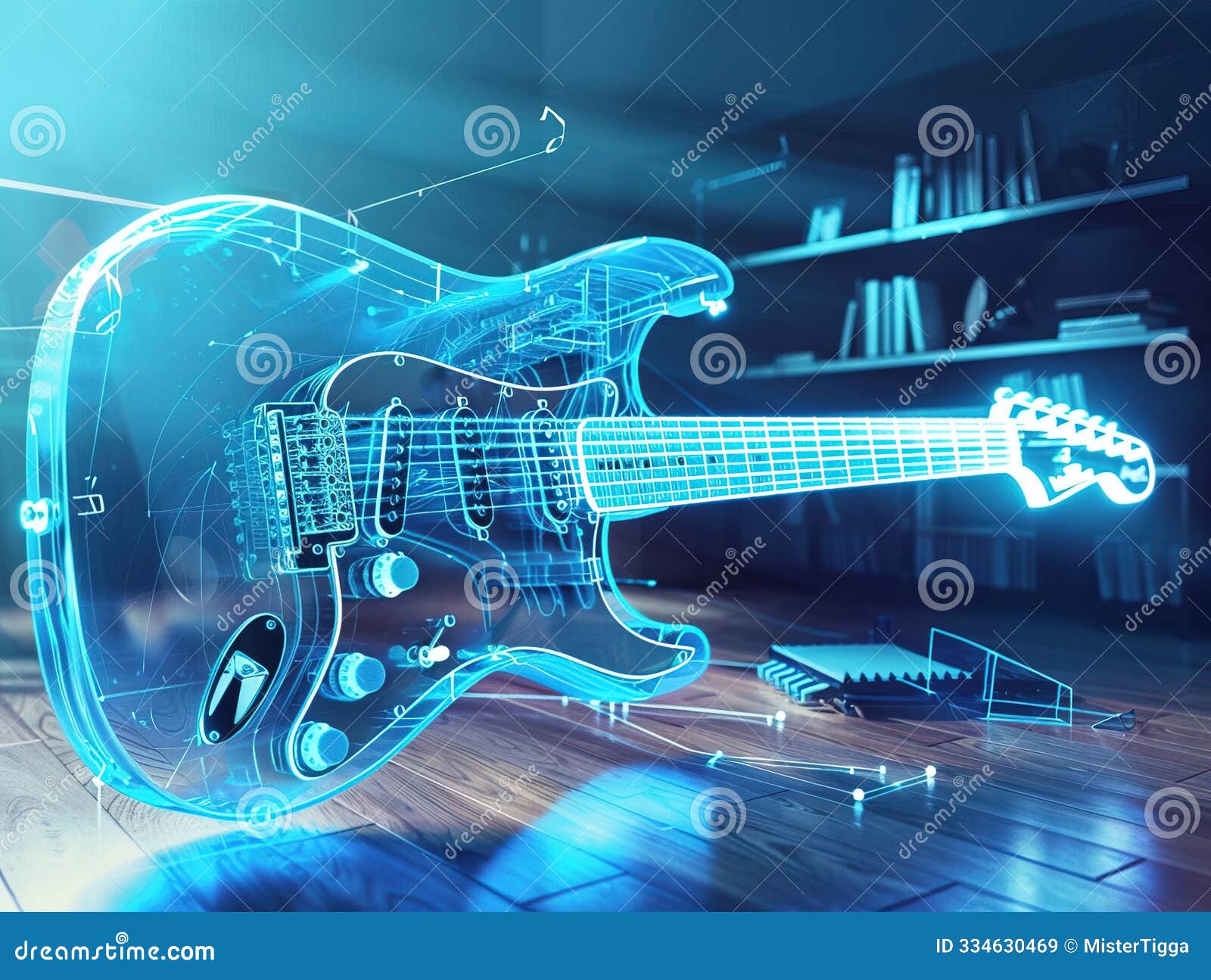 Electric Guitar Visualization with Augmented Reality Transparent ...
