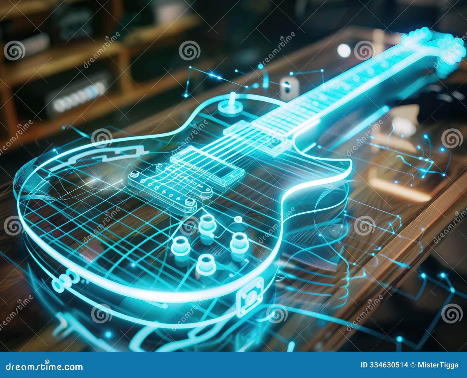 Electric Guitar Visualization with Augmented Reality Transparent ...