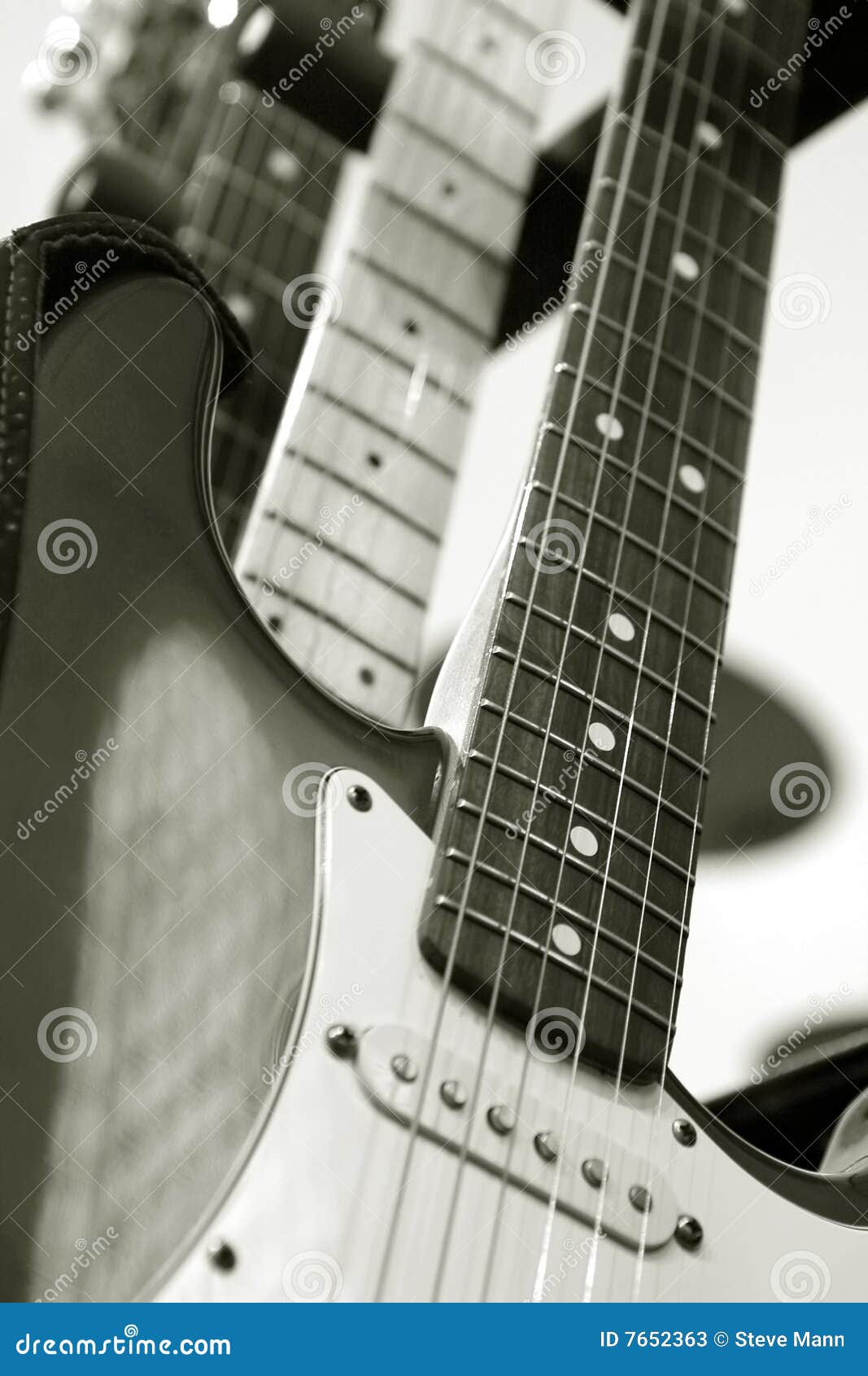 Electric guitars stock image. Image of instrument, stratocaster - 7652363