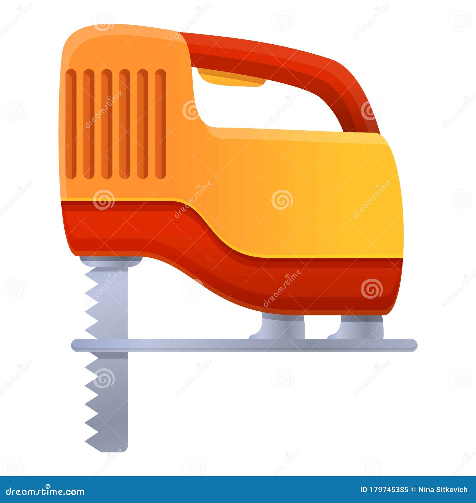 Electric Hacksaw On The Battery With Different Positions Of The Stock ...