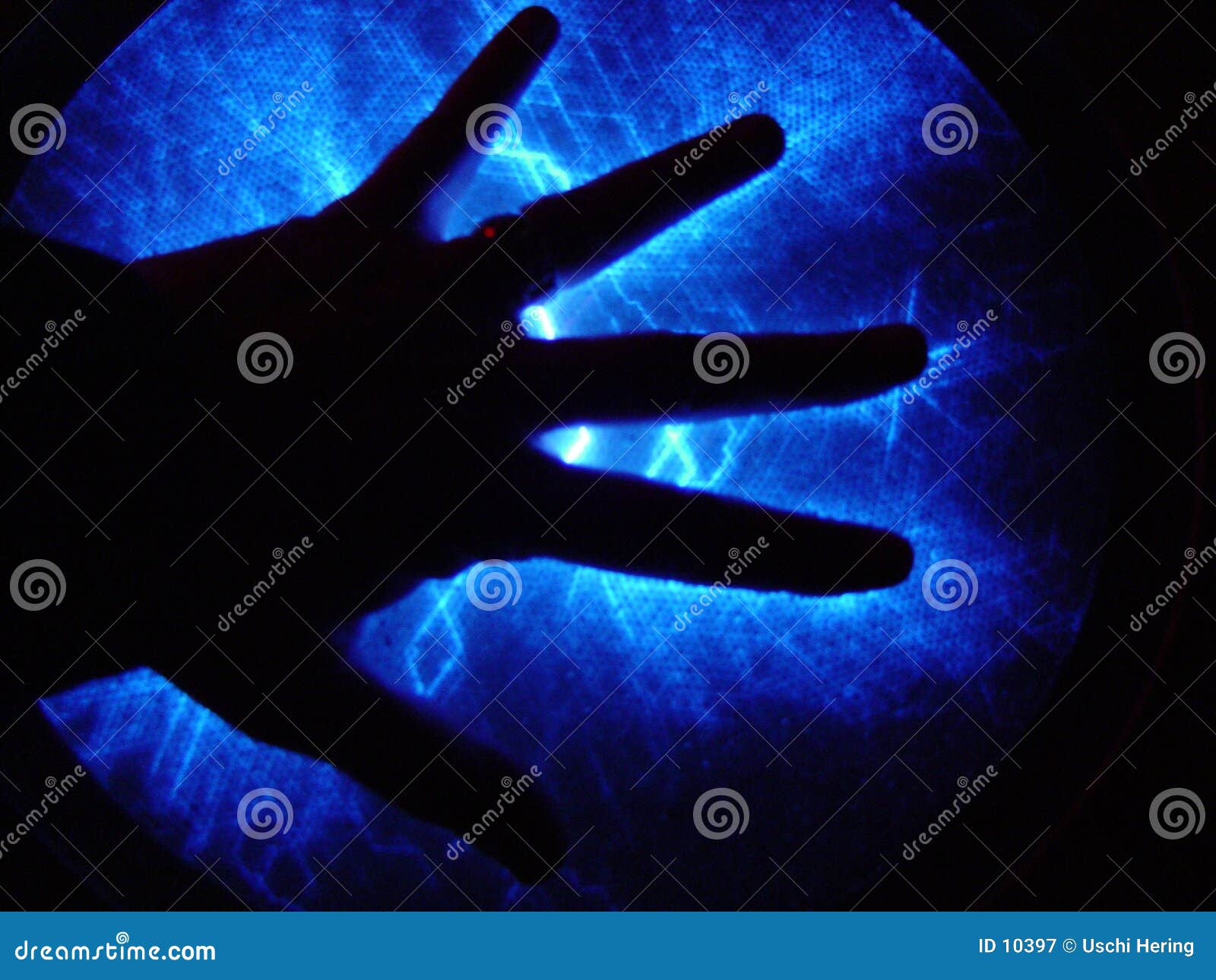 Electric hand stock image. Image of blue, experiment, connection - 10397