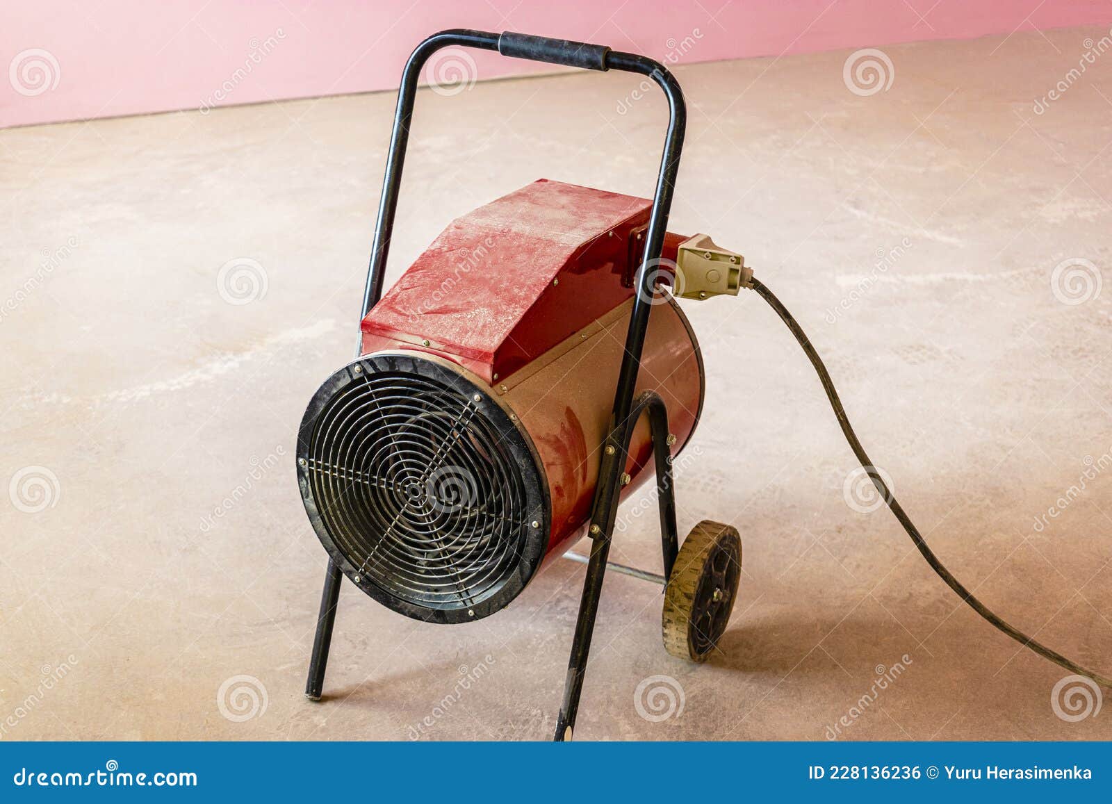 Electric Heat Gun. Equipment for Fast Heating and Drying of Premises ...