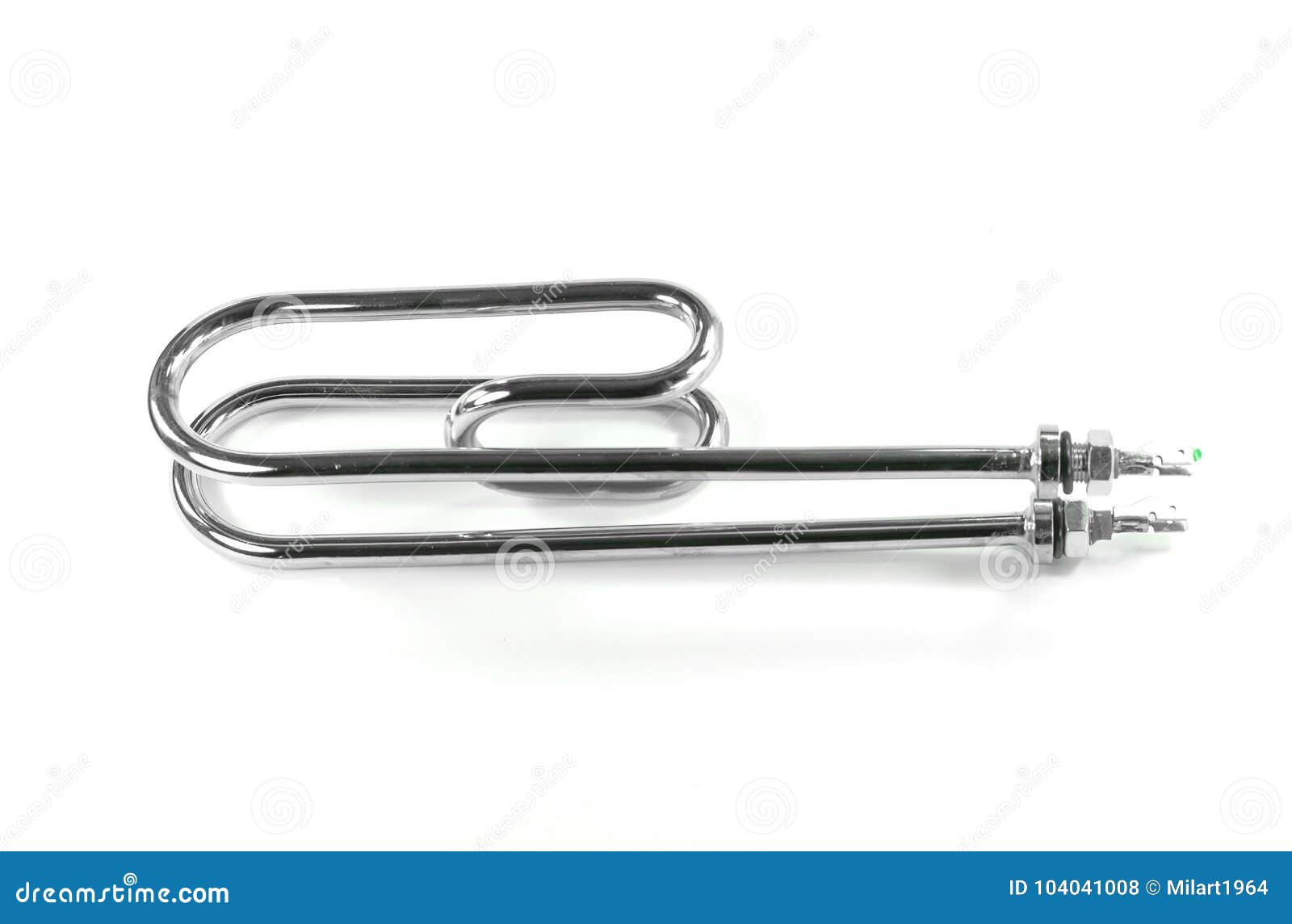 Electric Heating Element on White Background. Stock Photo - Image of ...