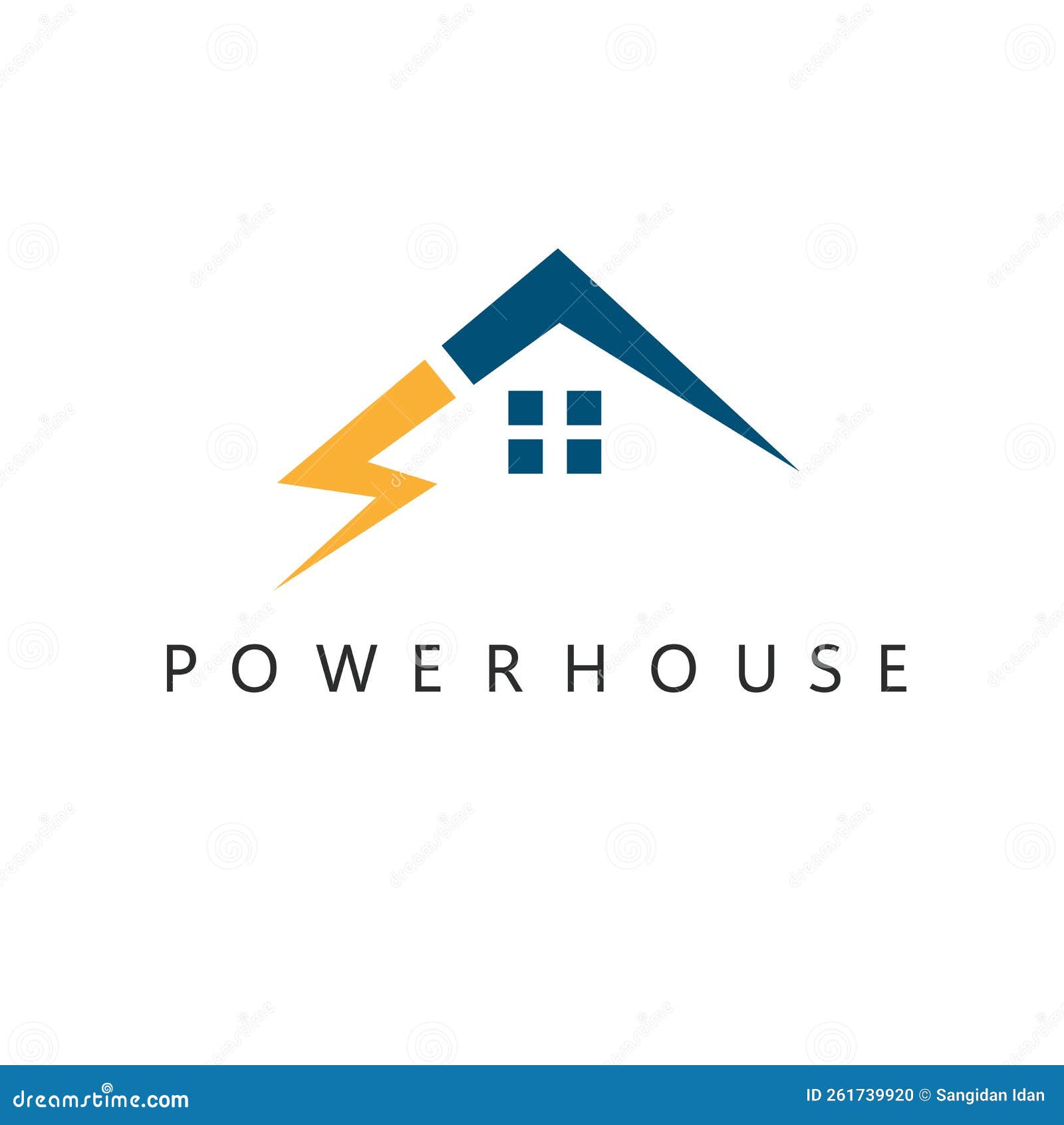 Electric House or Power House Icon Vector Concept Design Web Stock ...
