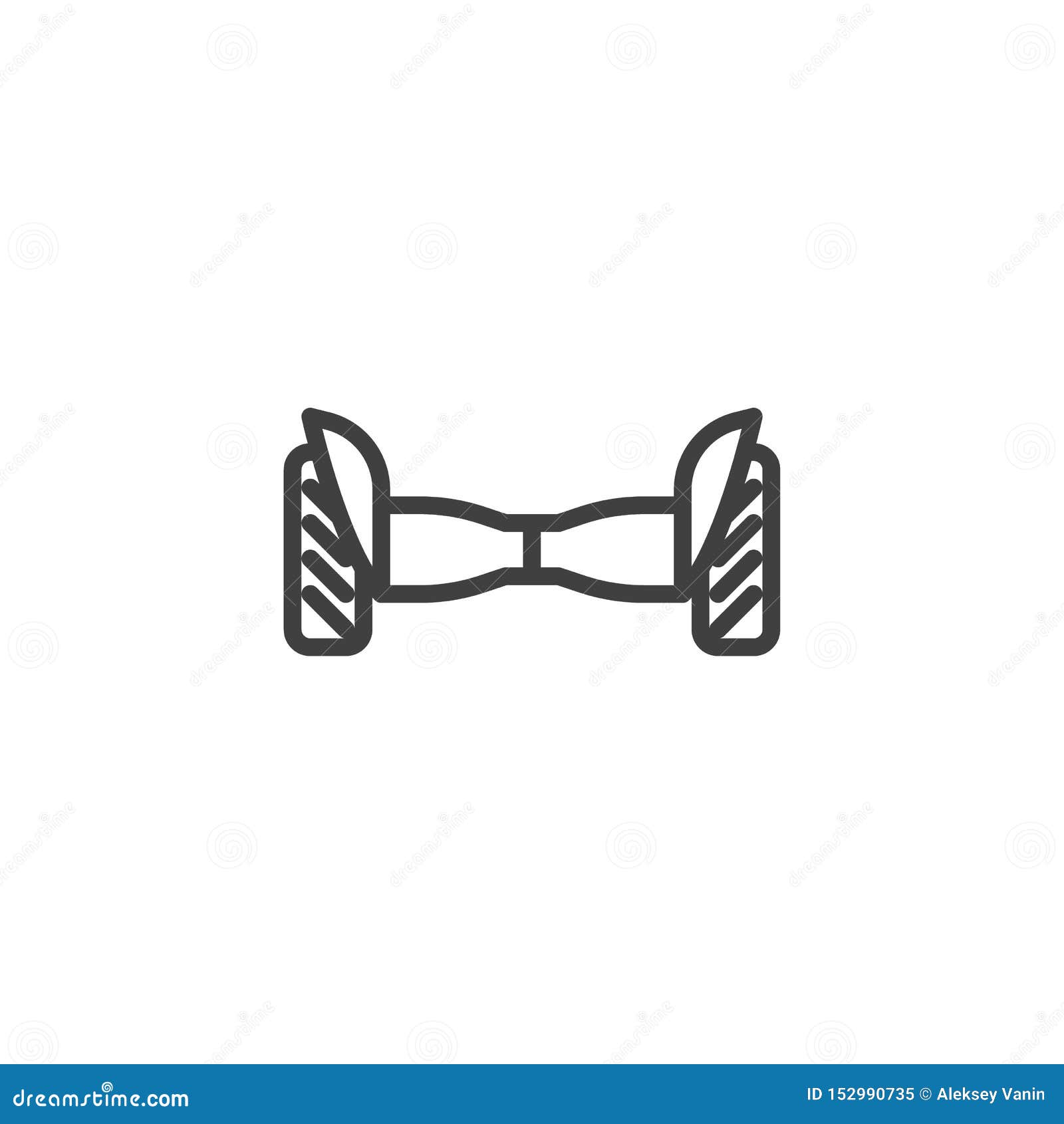Hoverboard Line Icon In A Simple Style. Vector Sign In A Simple Style ...