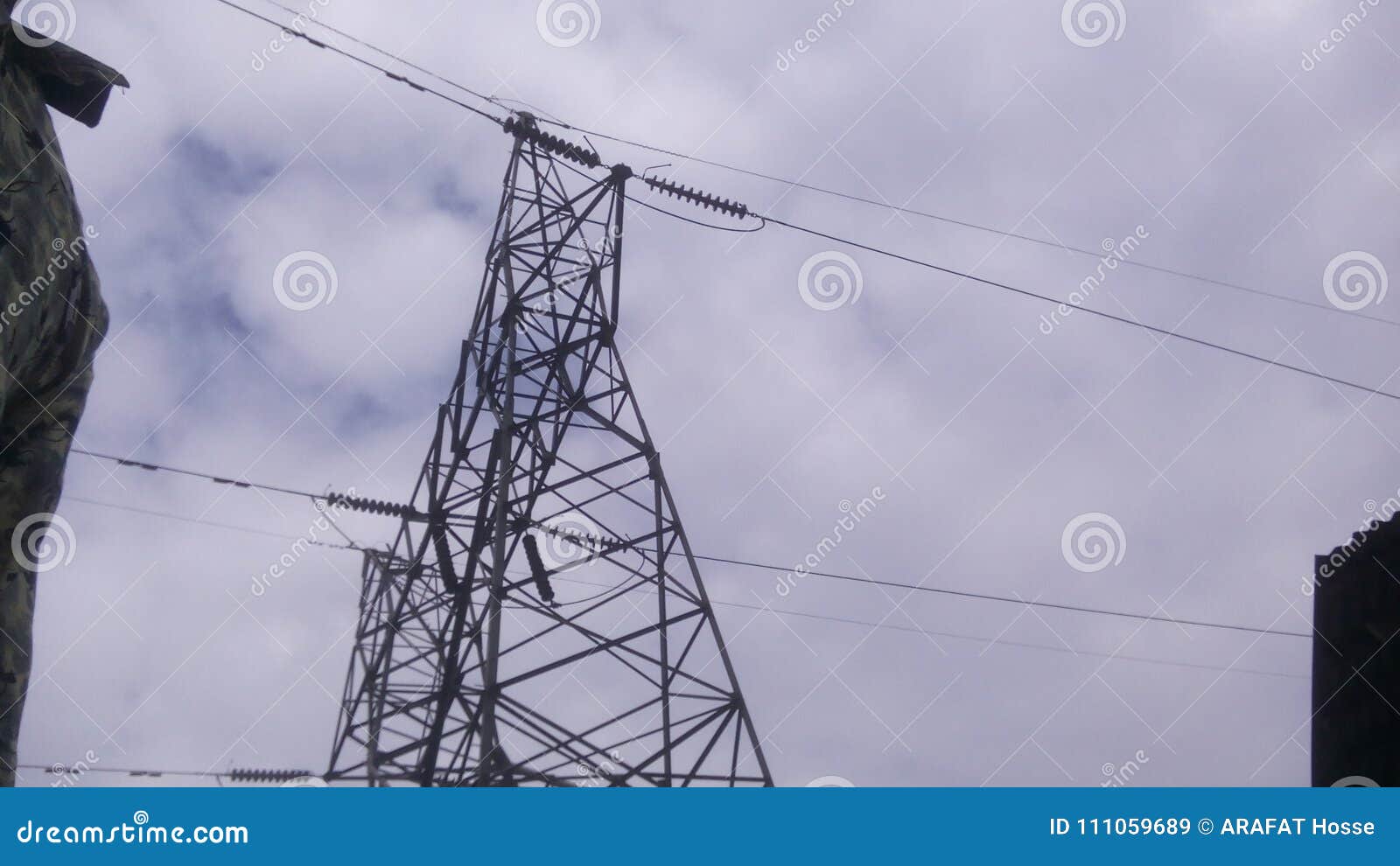 A stock image. Image of poll, wair, looking, electric - 111059689