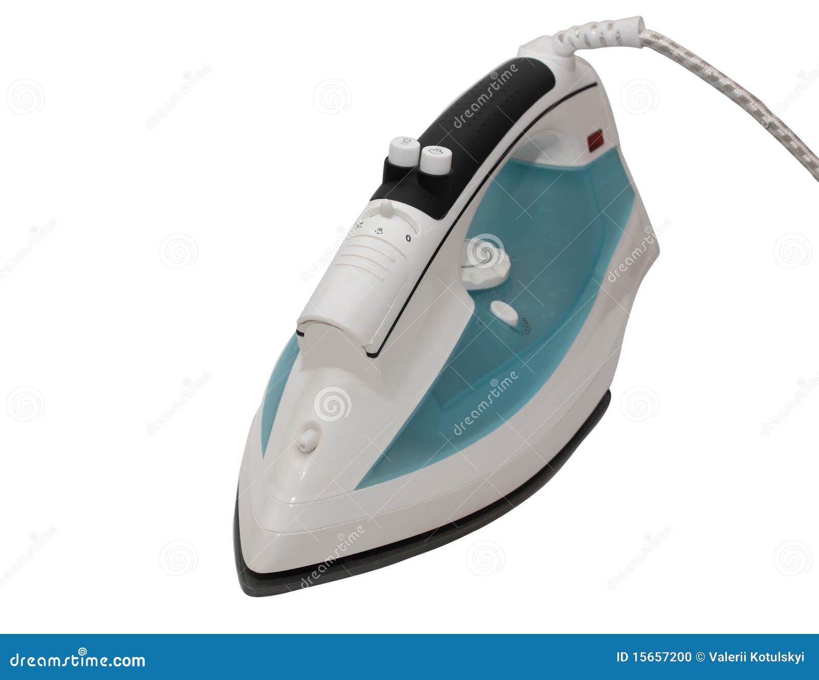 Electric Iron Isolated on White Background Stock Photo - Image of iron ...