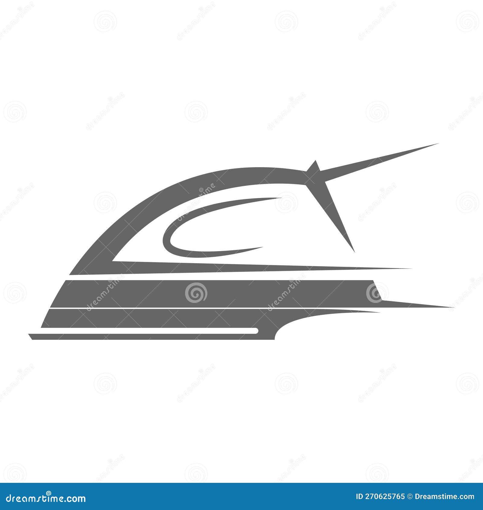 Electric iron logo design stock vector. Illustration of clothing ...