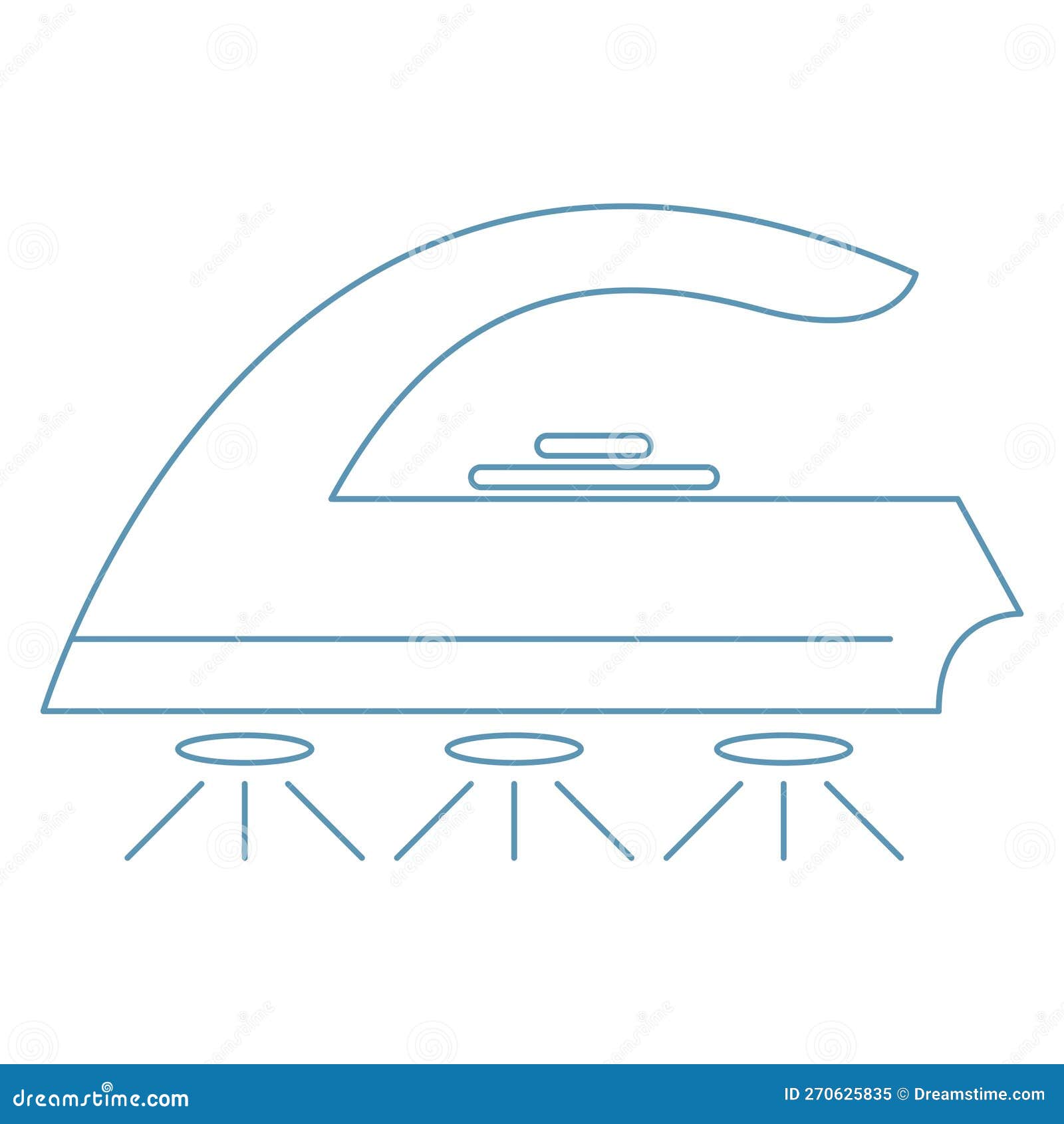 Electric iron logo design stock vector. Illustration of clothes - 270625835