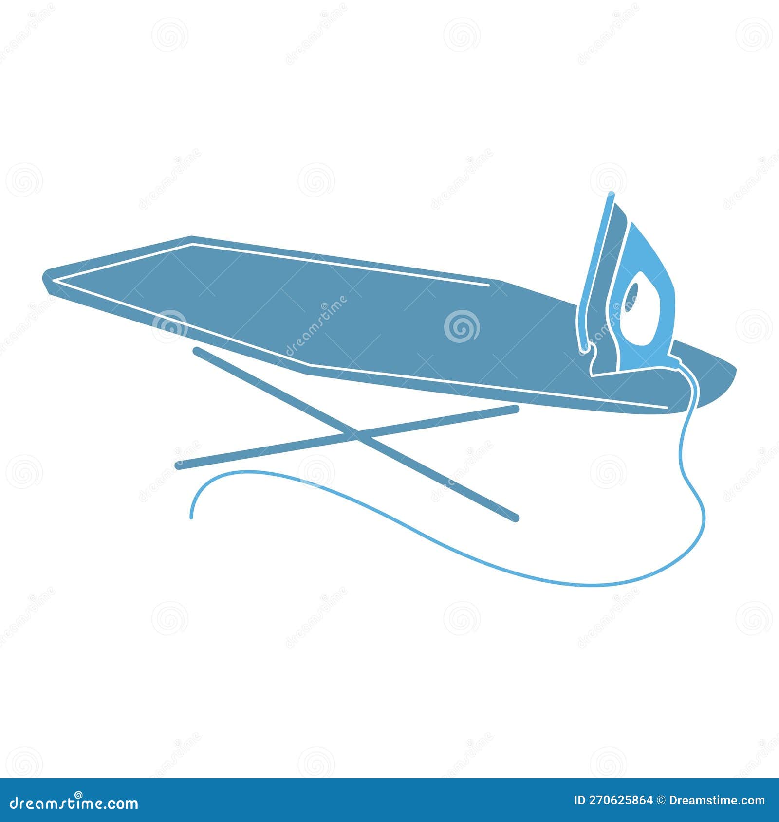 Electric iron logo design stock vector. Illustration of design - 270625864