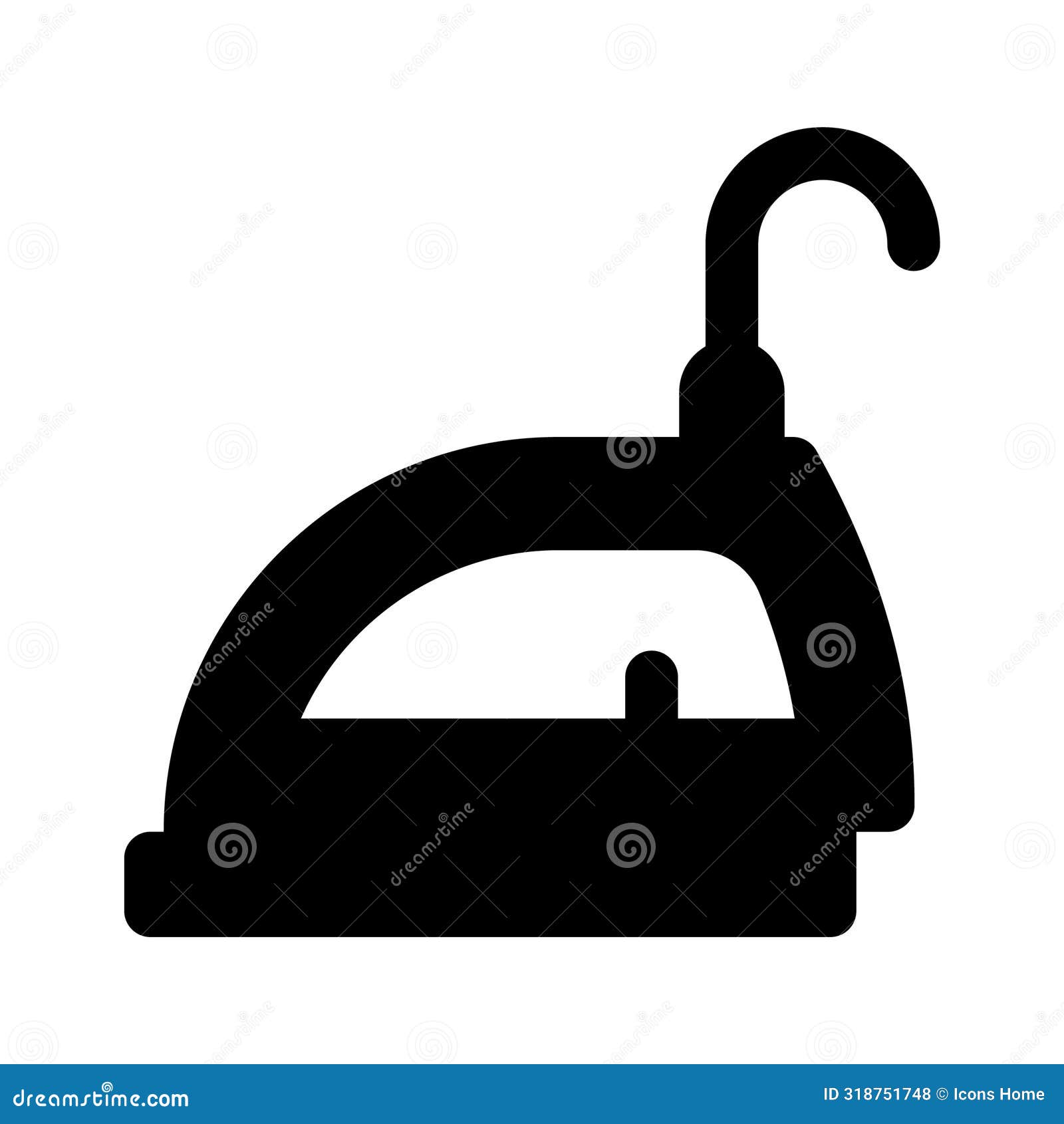 Electric Iron Vector Design, Home Appliances Icon Stock Vector ...