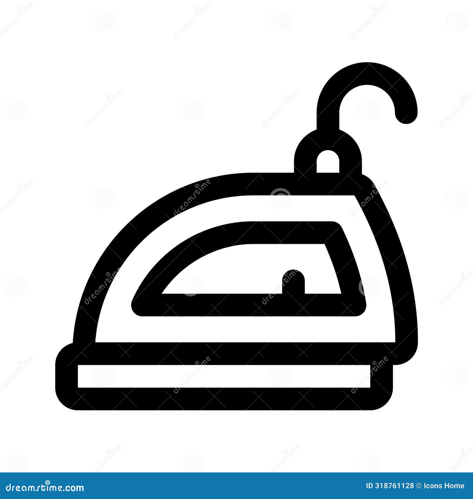 Electric Iron Vector Design, Home Appliances Icon Stock Vector ...