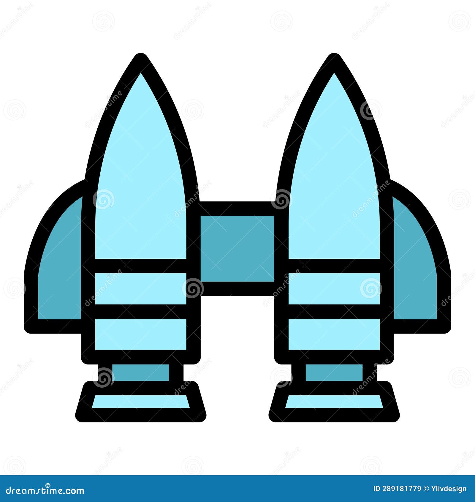Electric Jetpack Icon Vector Flat Stock Vector - Illustration of icon, acceleration: 289181779