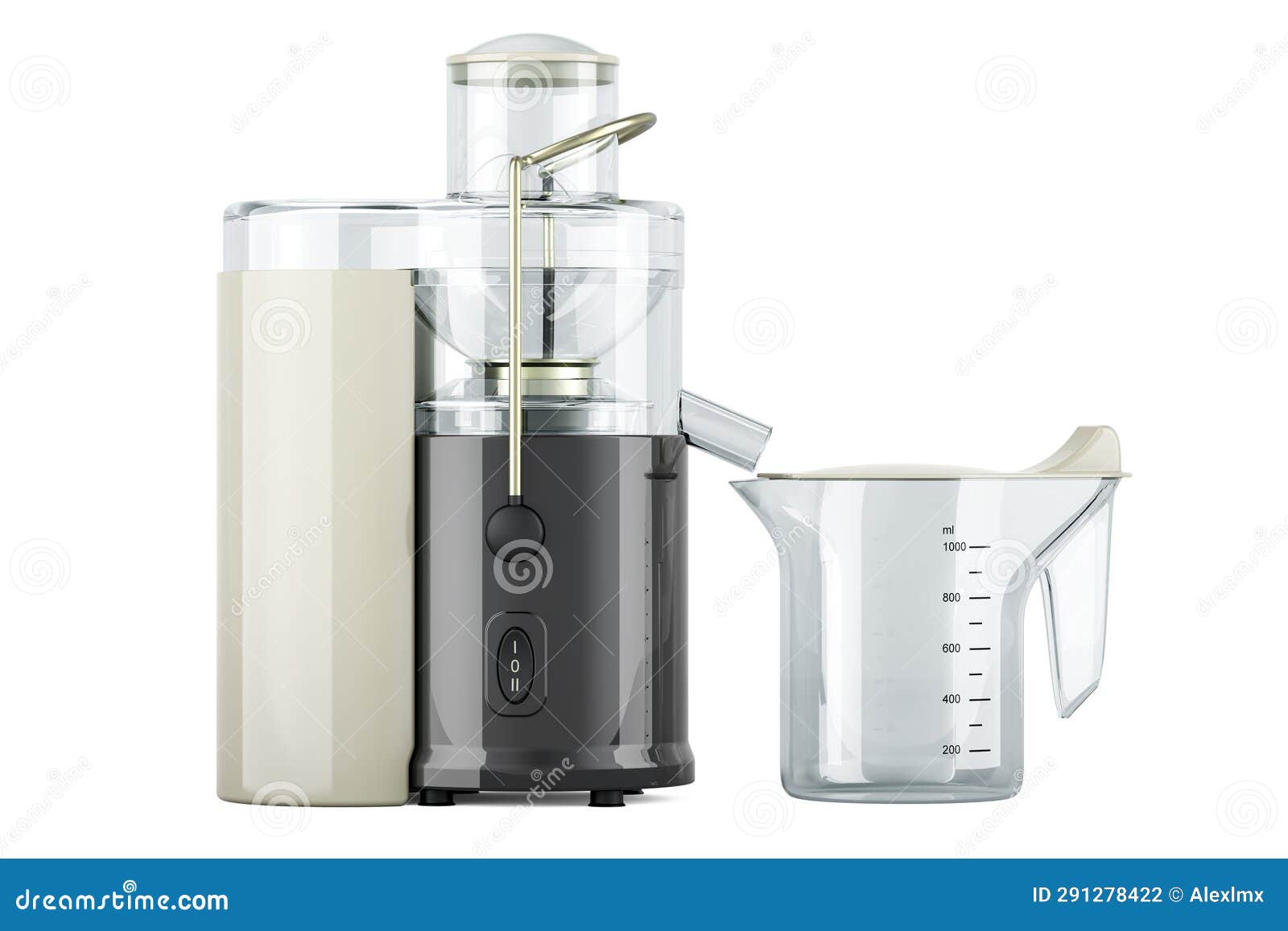 Electric Juicer, Juicing Machine, Juice Extractor. 3D Rendering Stock ...