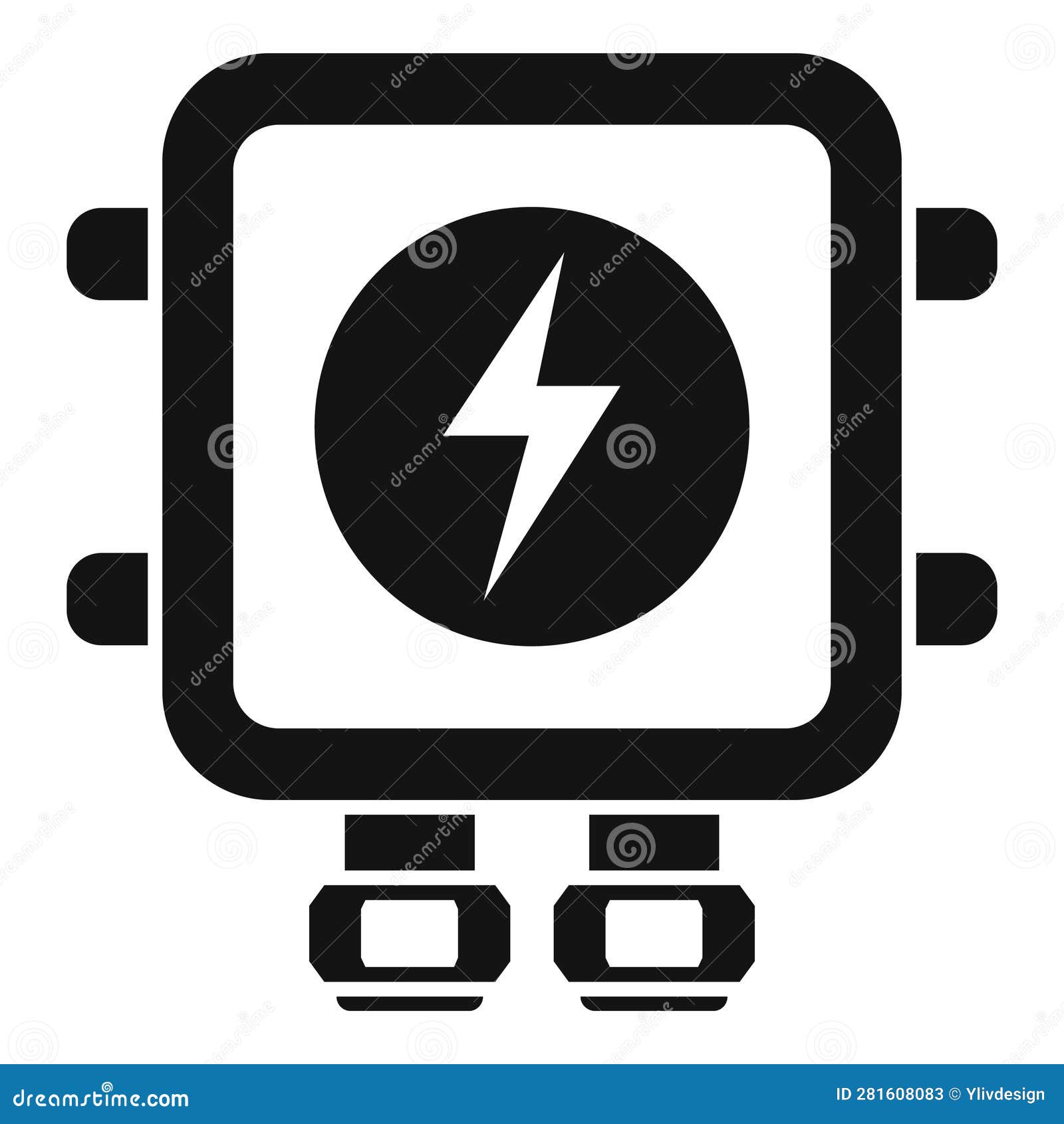 Electric Junction Box Icon Simple Vector. Switch Power Stock Vector ...