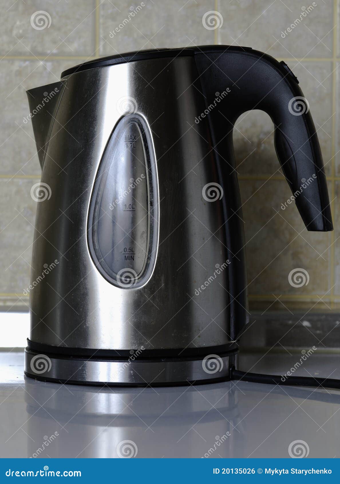 Electric kettle stock photo. Image of mirror, kettle - 20135026
