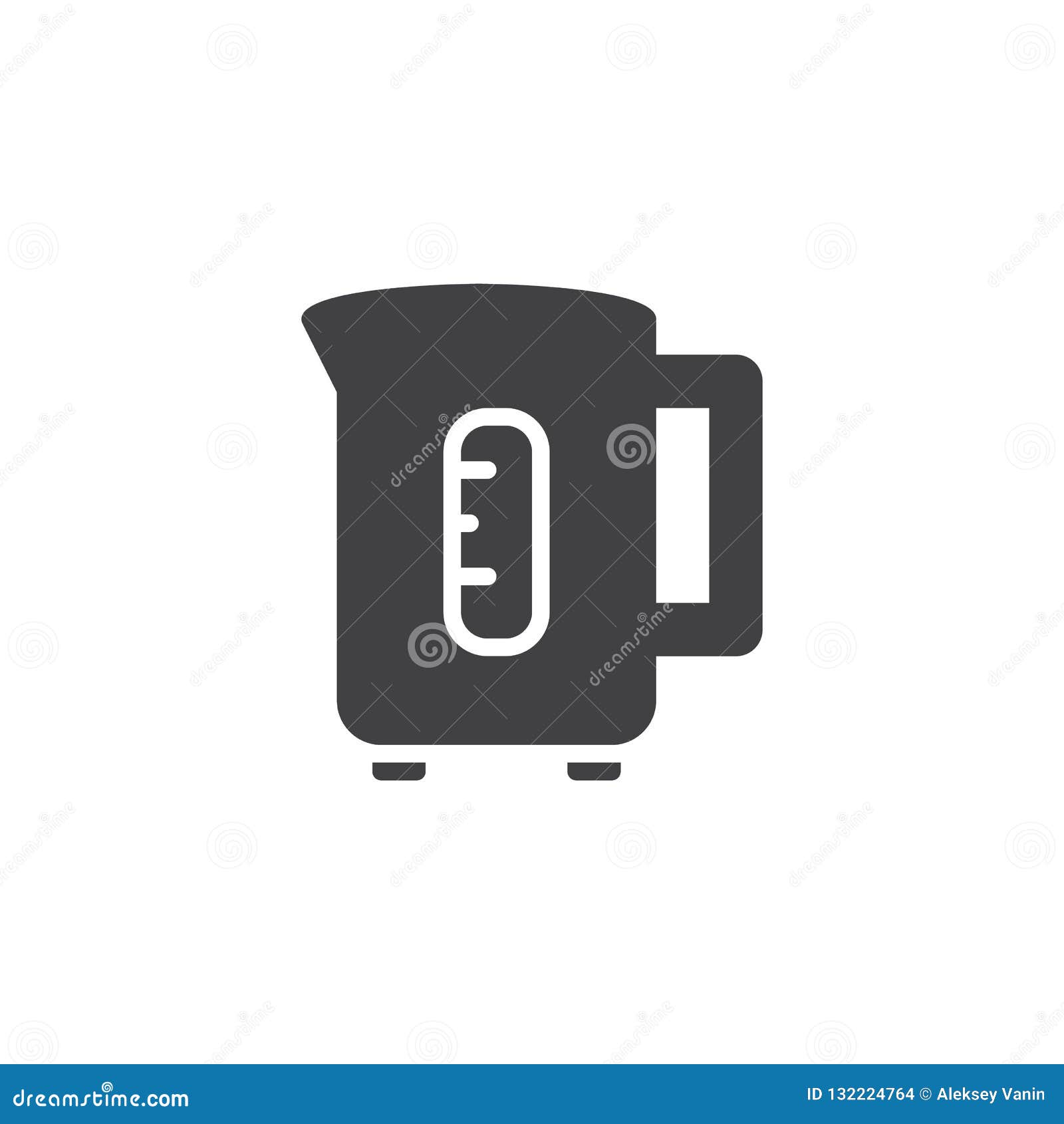 Electric Kettle Vector Icon Stock Vector - Illustration of water ...