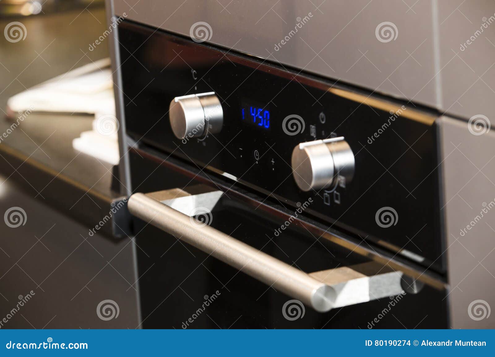 Electric kitchen oven stock photo. Image of bake, interior - 80190274
