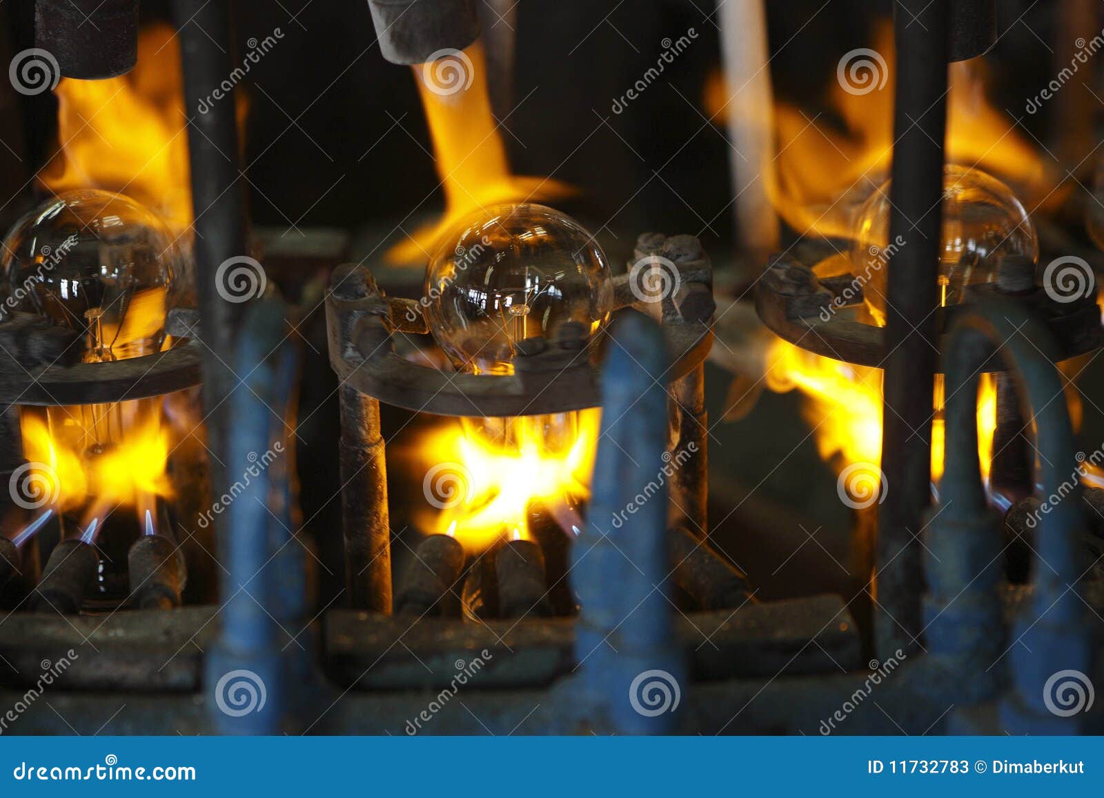 Electric lamp factory stock image. Image of illuminated - 11732783