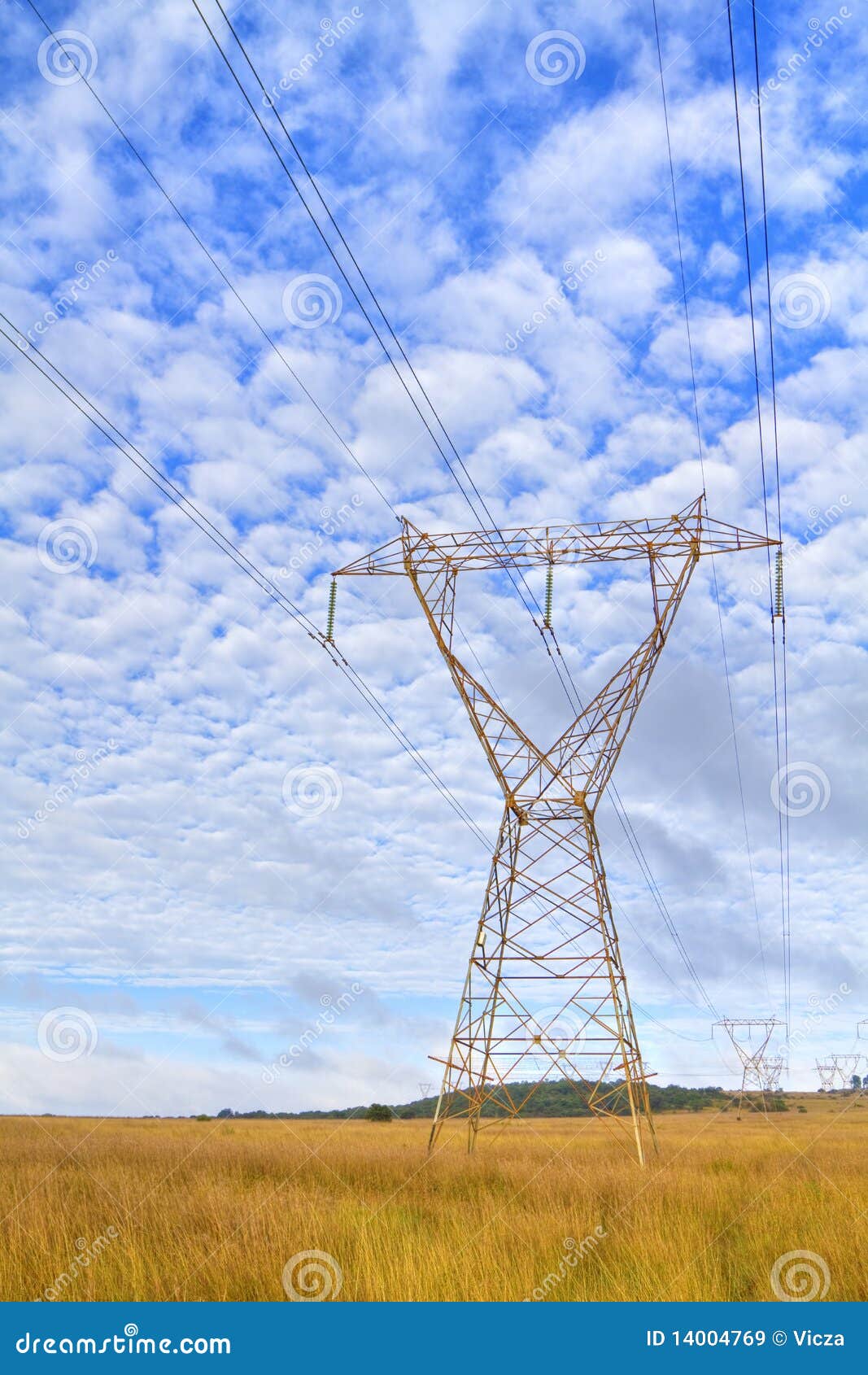 Electric Landscape stock image. Image of supply, industrial - 14004769