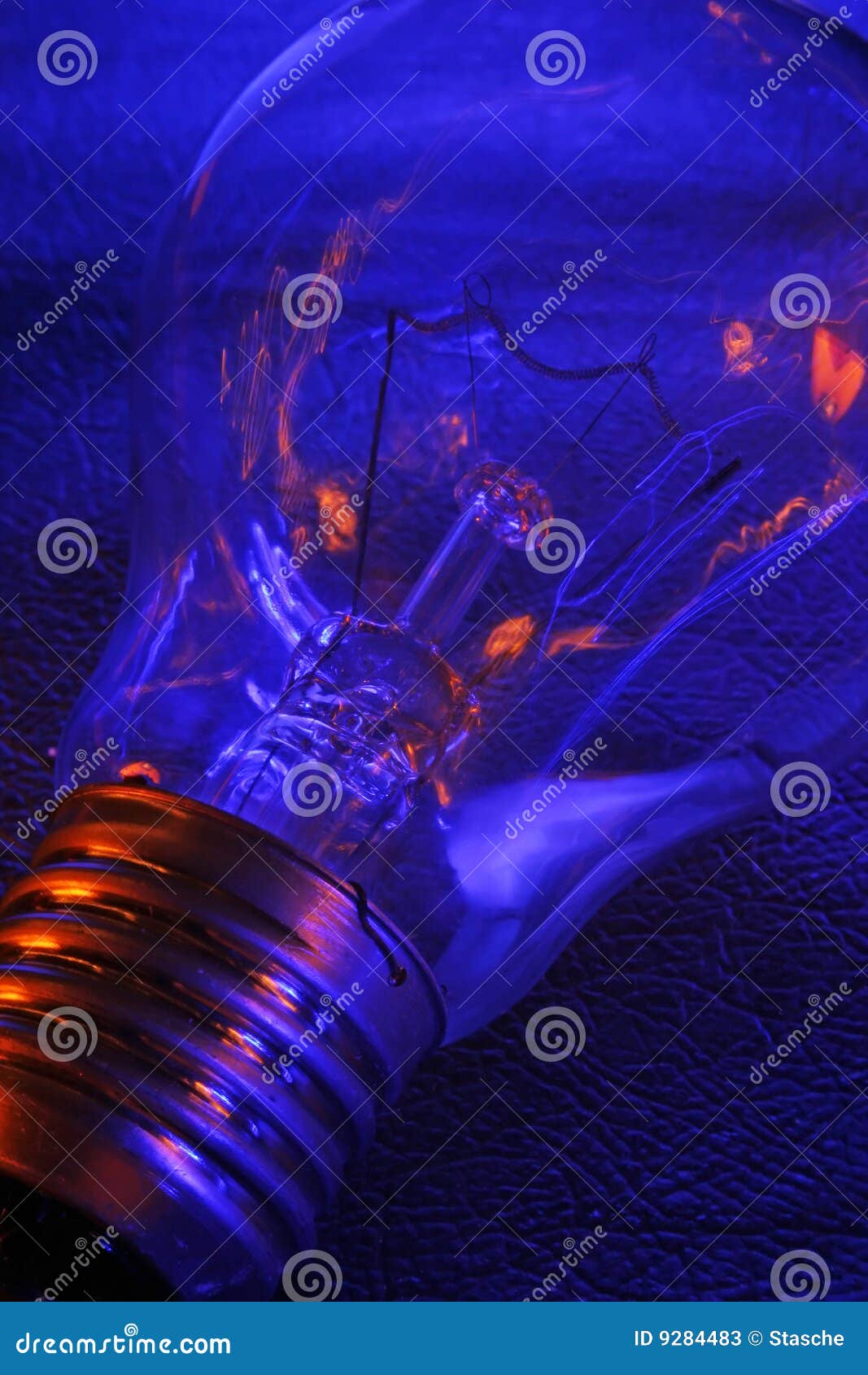 Classical Electric Edison Tungsten Light Bulb Stock Image - Image of ...