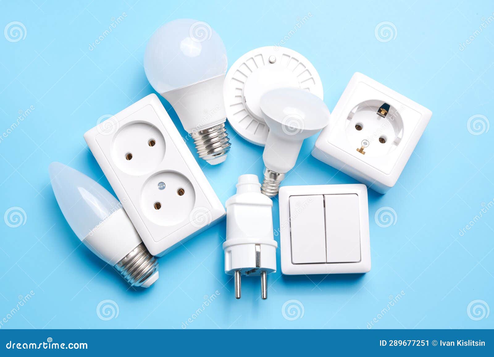 Electric Light Set with Dimmer Switch, Controllable Lighting. Saving ...