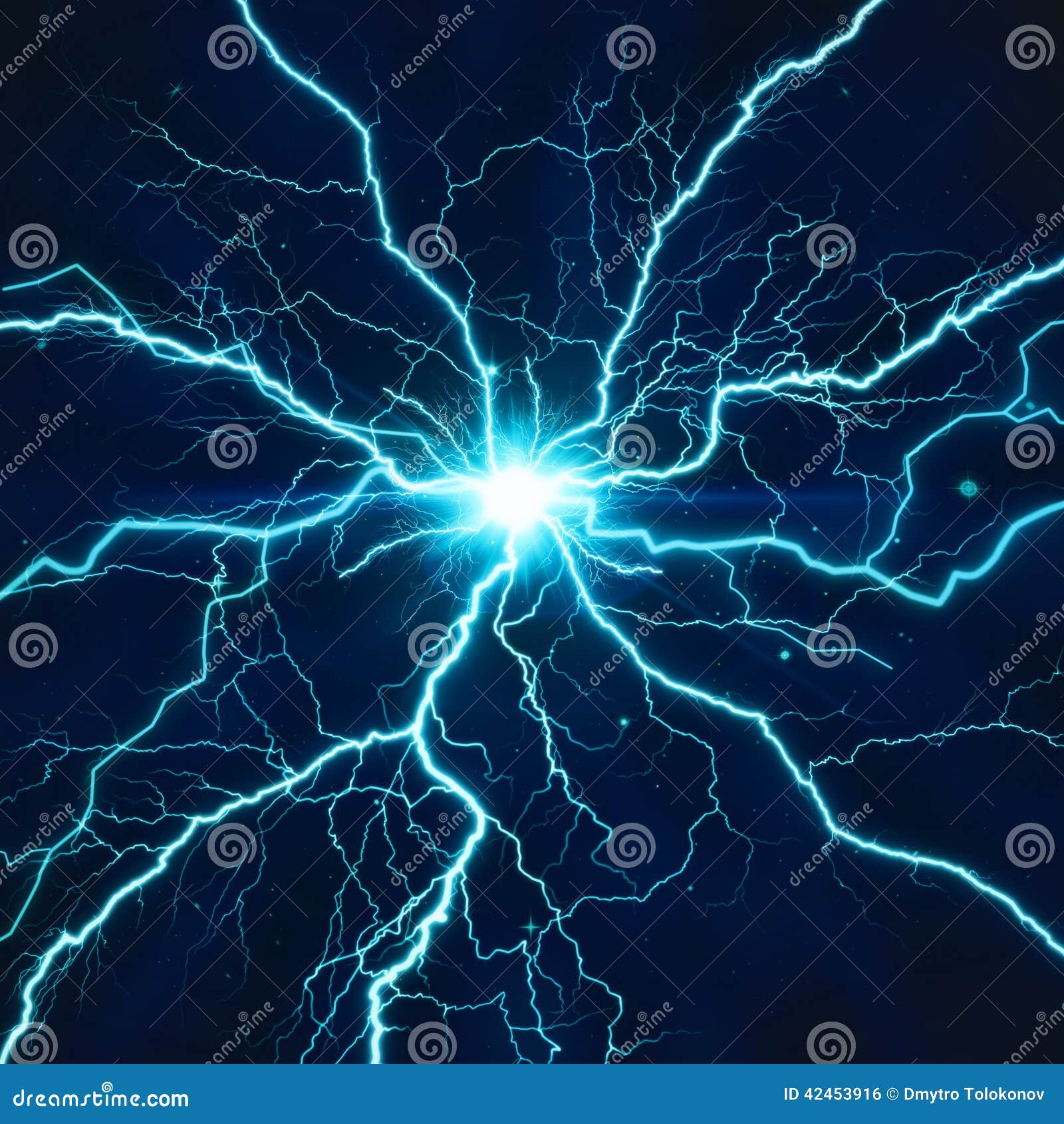 Electric lighting effect stock illustration. Illustration of color ...