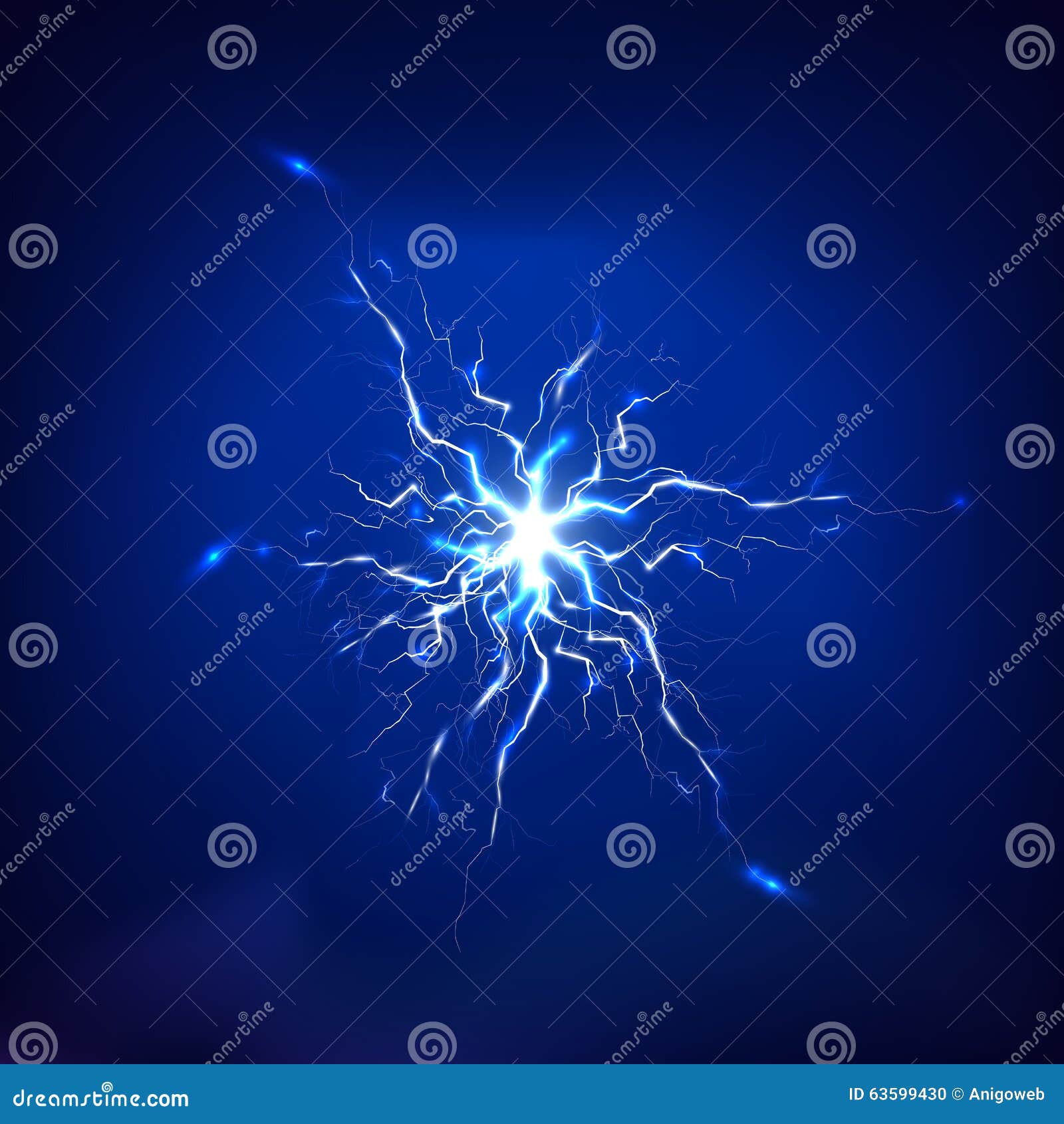 Electric lighting effect stock vector. Illustration of background ...