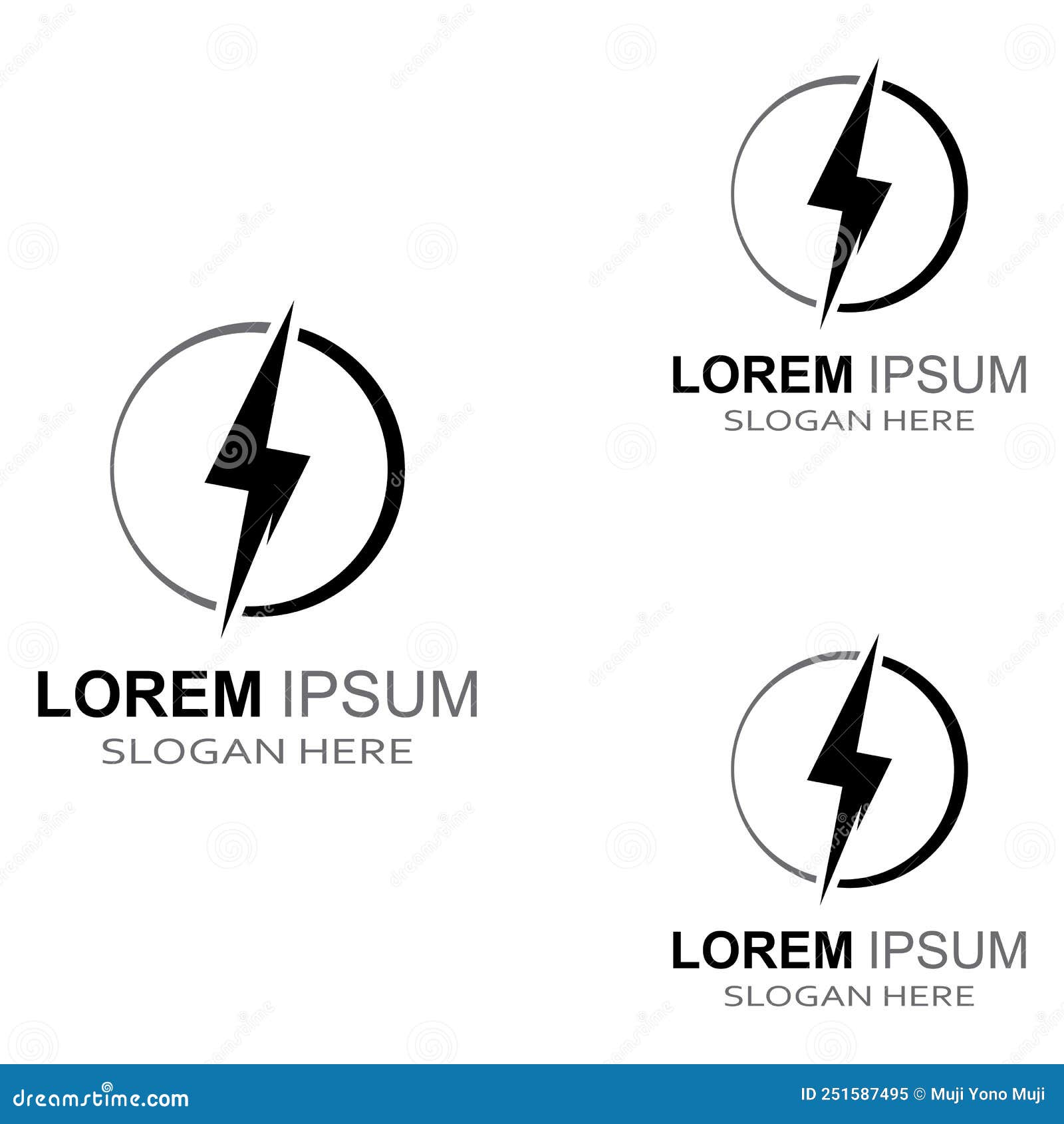 Electric Lightning Logo, Using Modern Vector Illustration Design ...