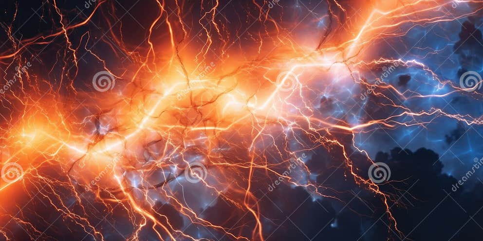 Electric lightning stock illustration. Illustration of dangerous - 282963075