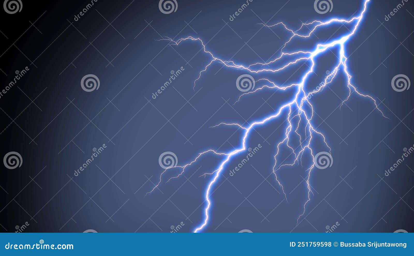 Electric lightning strike stock illustration. Illustration of thunder ...