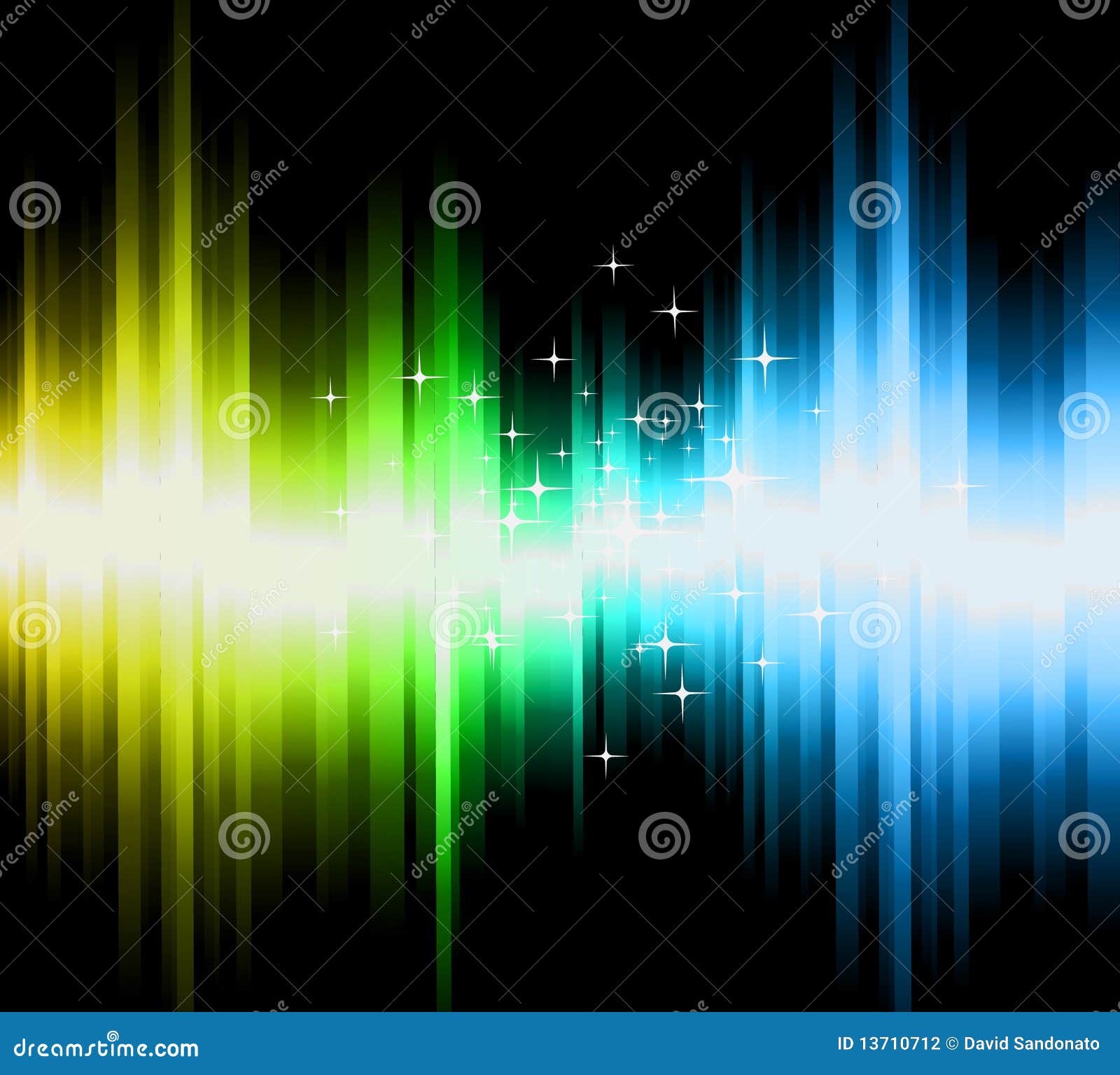 Electric Lights with Colorful Gradient Stock Vector - Illustration of ...