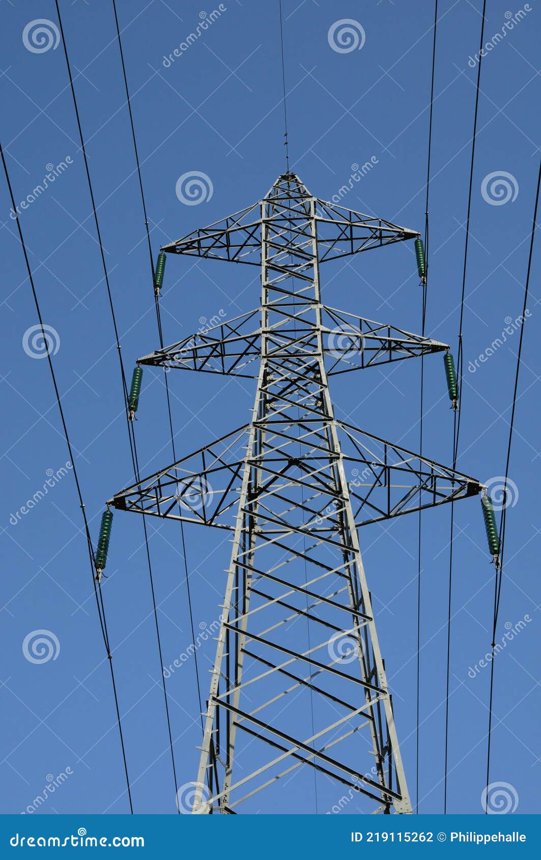 Electric line in France stock photo. Image of energy - 219115262