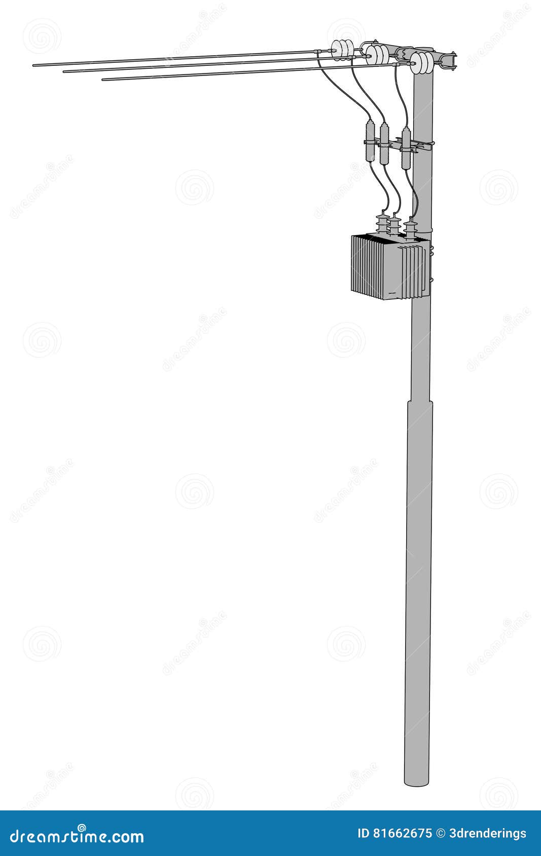 Electric lines stock illustration. Illustration of electrical - 81662675